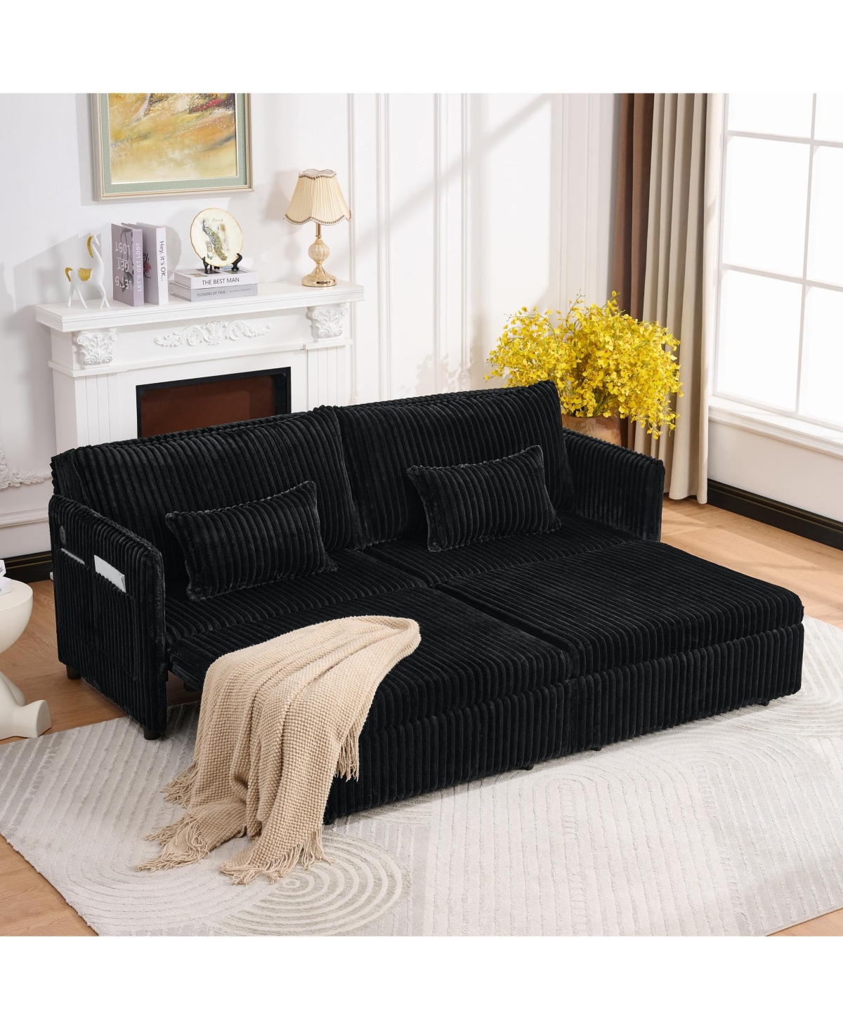 Click here for Clihome 73 Inch Convertible Sofa Bed 3-in-1 Pull O... prices