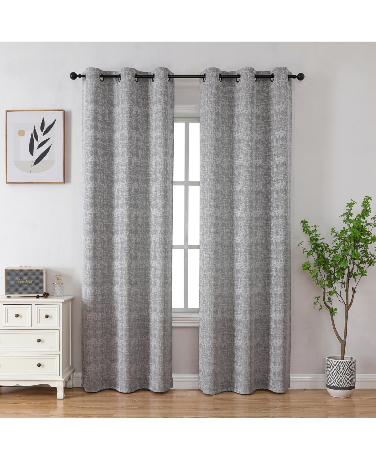 Click here for Kate Aurora Set of 2 Rod Pocket Window Curtain Pan... prices