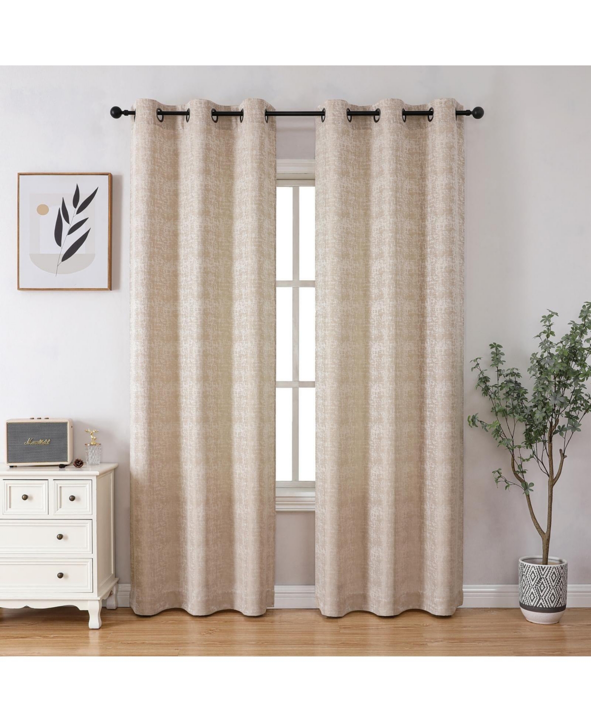 Click here for Kate Aurora Set of 2 Rod Pocket Window Curtain Pan... prices