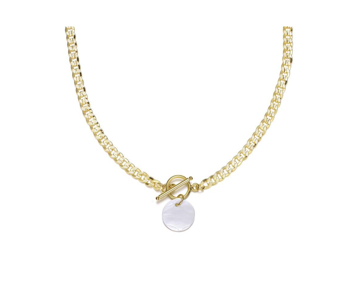 Click here for Rachel Glauber 14K Gold Plated Mother Of Pearl Tog... prices