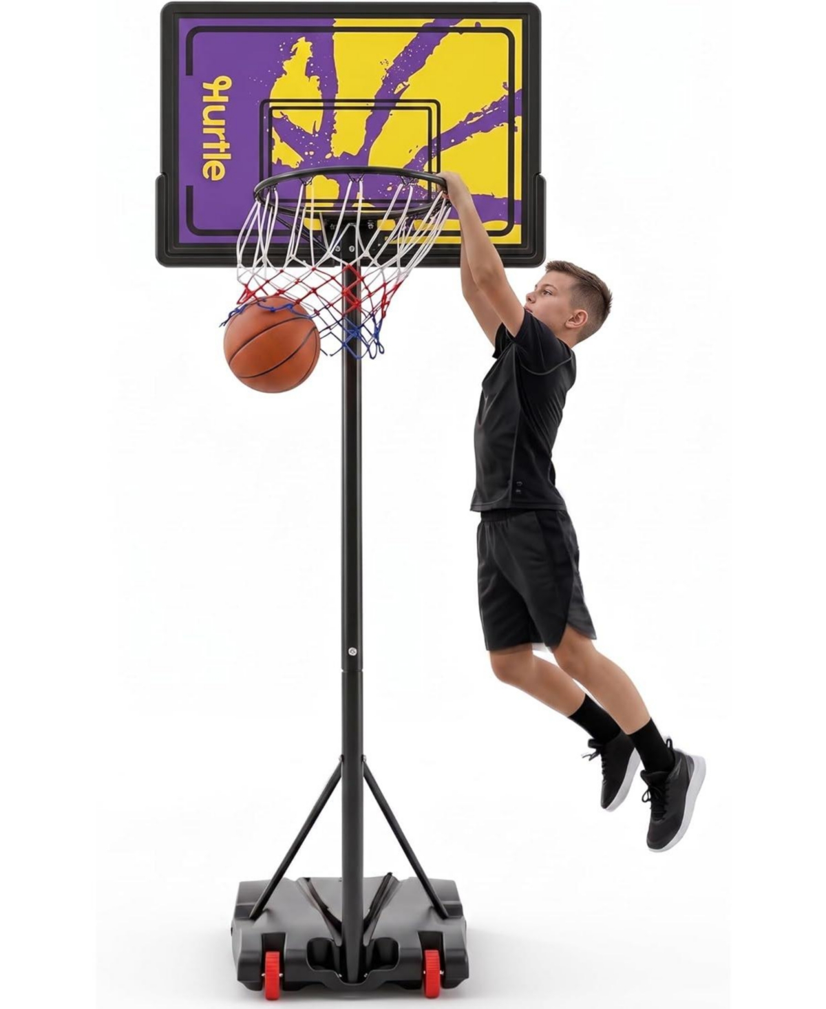 Click here for Hurtle Kids Portable Basketball Hoop â Adjustabl... prices
