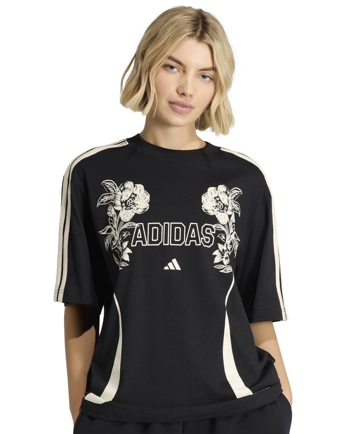 Click here for adidas Womens Farm Gfx Tee 2 Retro Graphic-Print 3... prices