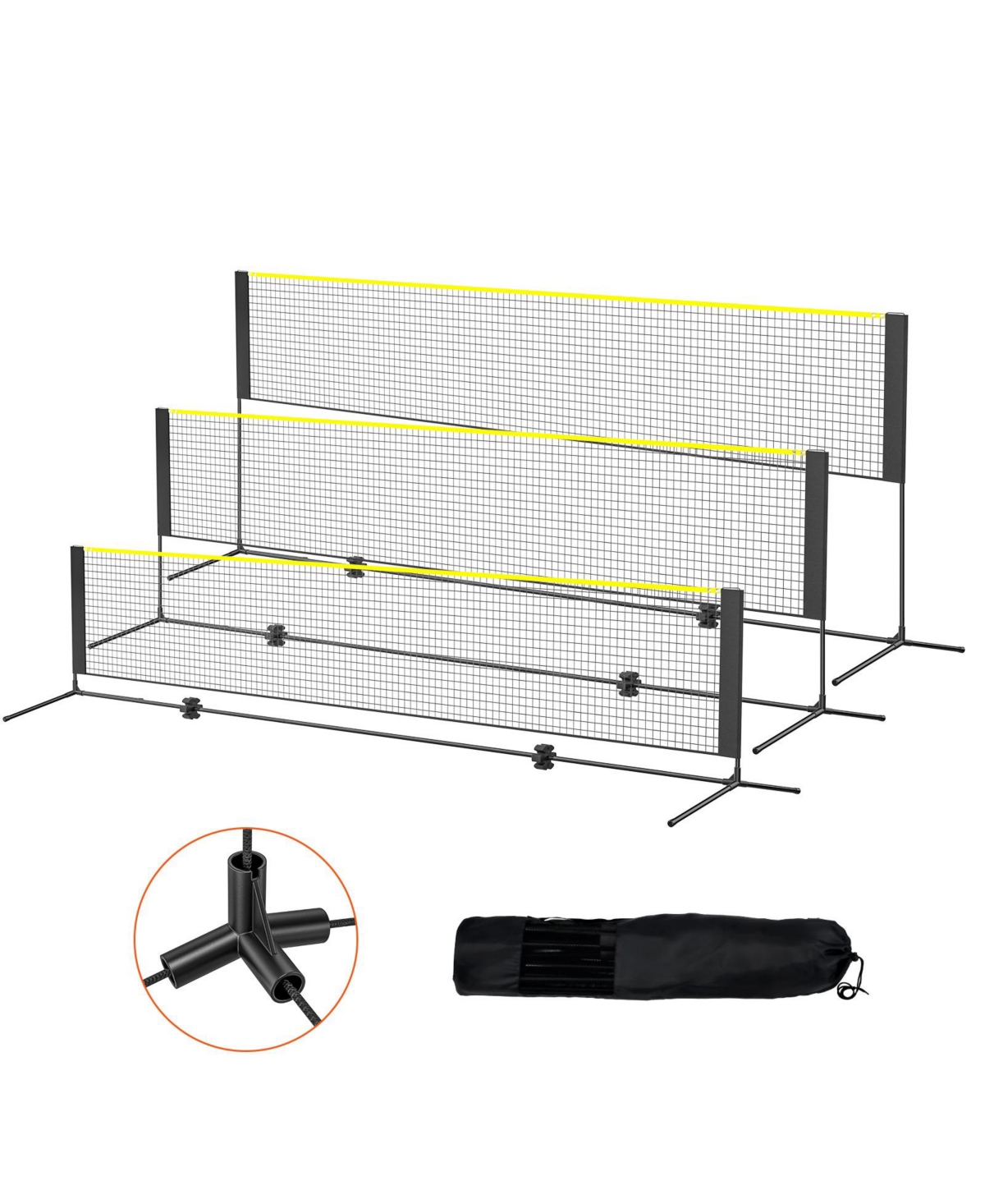 Click here for Vevor 14ft Badminton Net Set Outdoor Portable Voll... prices