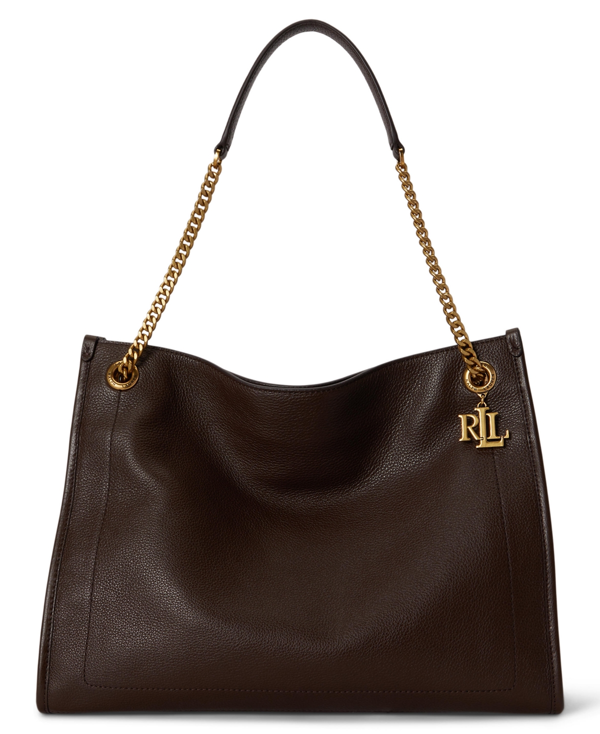 Click here for Lauren Ralph Lauren Bradley Large Pebbled Leather... prices