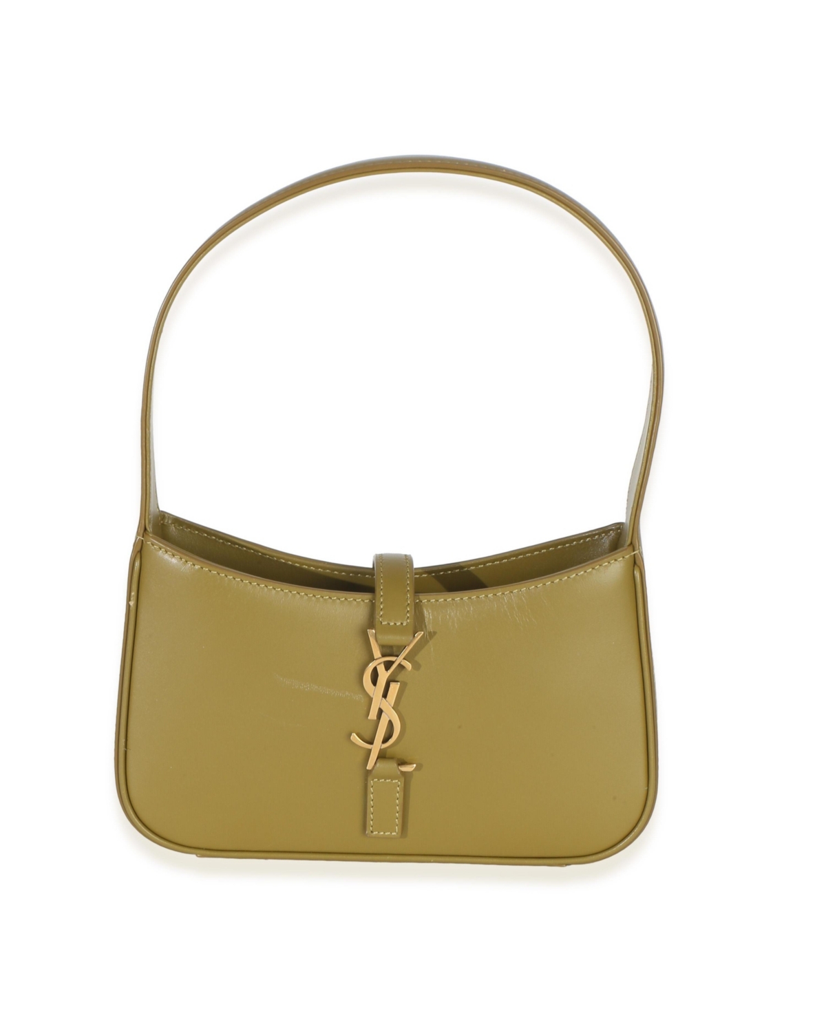 Click here for Pre-Owned Saint Laurent Olive Smooth Calfskin Mini... prices