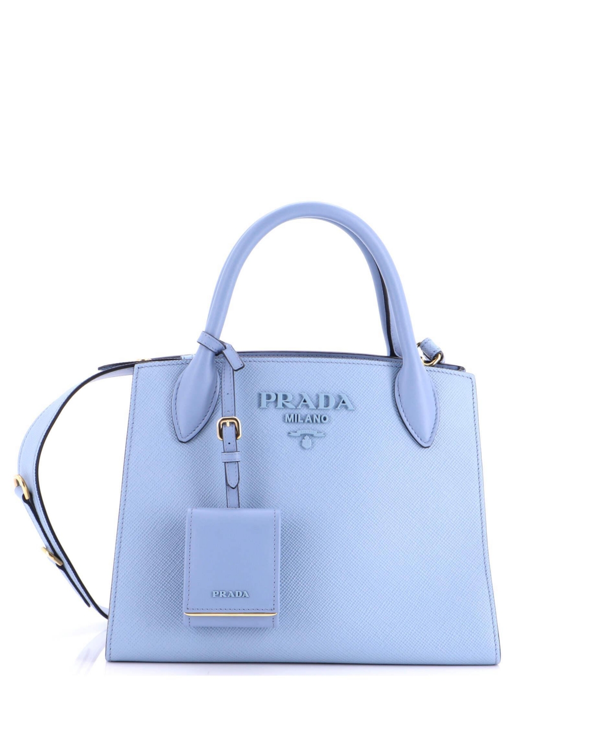 Click here for Pre-Owned Prada Small Monochrome Tote Saffiano wit... prices