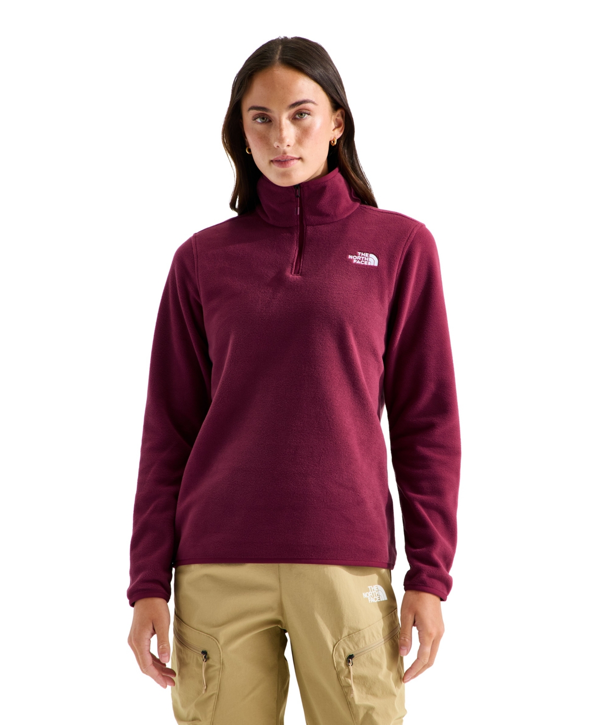 Click here for The North Face Womens Glacier Fleece Quarter-Zip M... prices