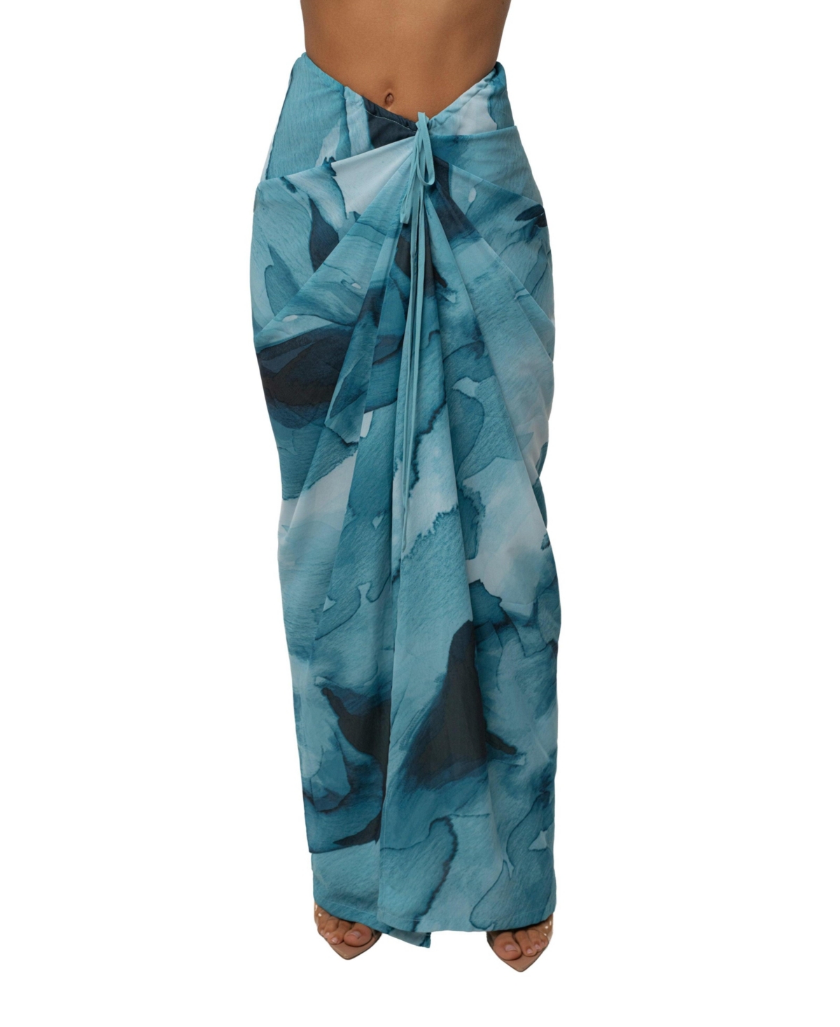 Click here for Jluxlabel Womens Abstract Noelia Printed Skirt - B... prices