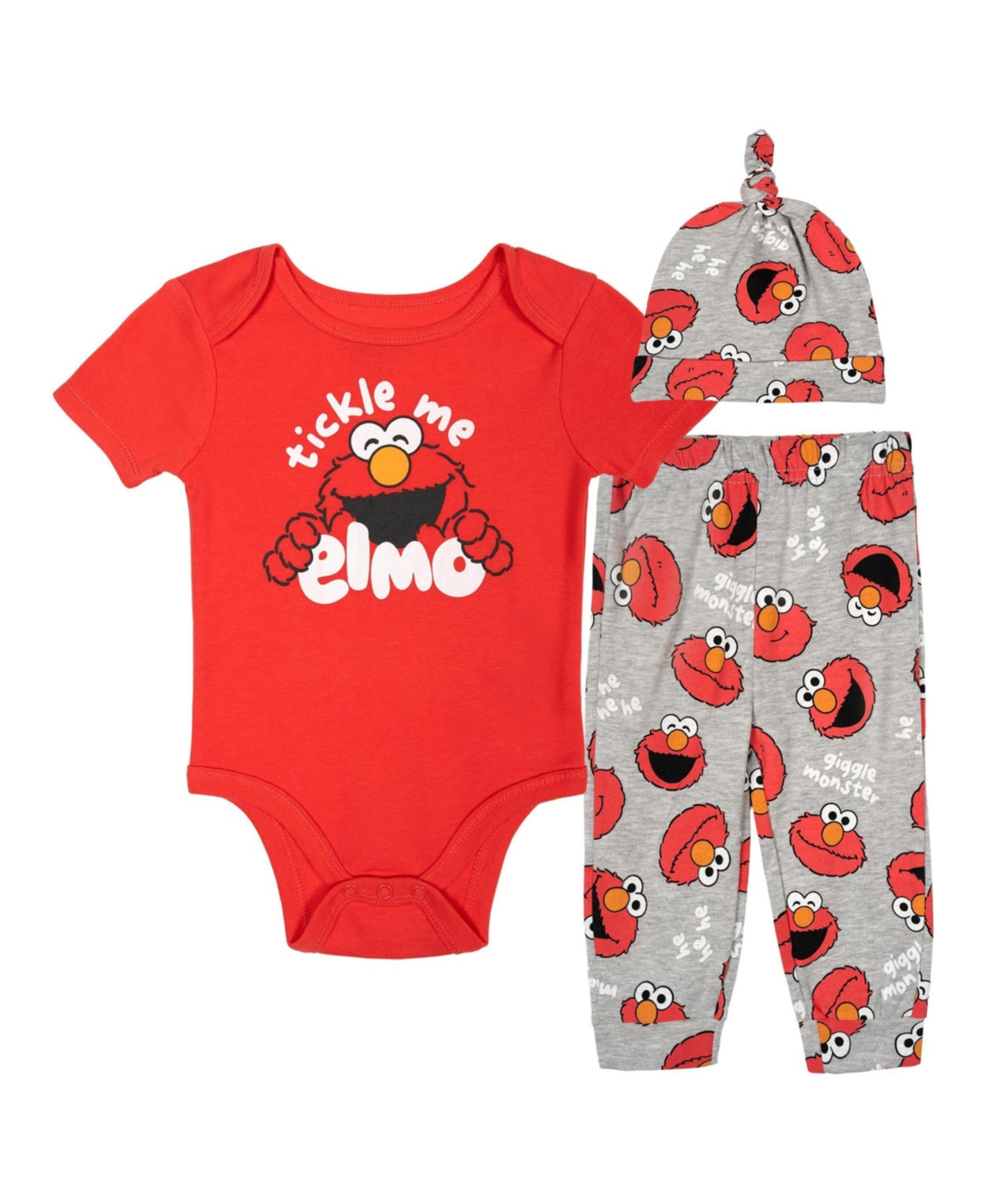 Click here for Sesame Street Baby (0M-24M) 3-Piece Bodysuit Pants... prices