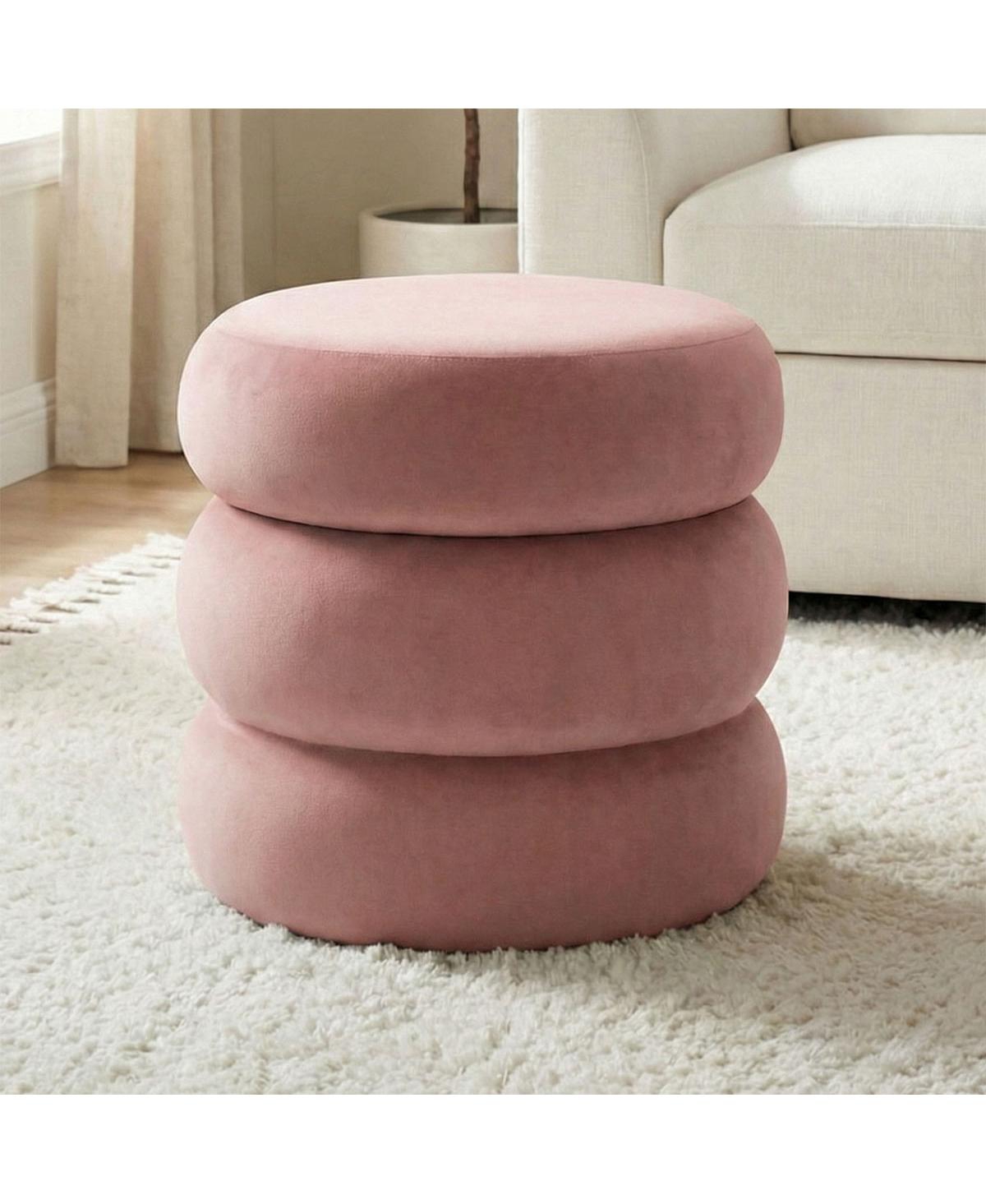 Click here for Maison Boucle Velvet Ottoman With Storage  Round 3... prices