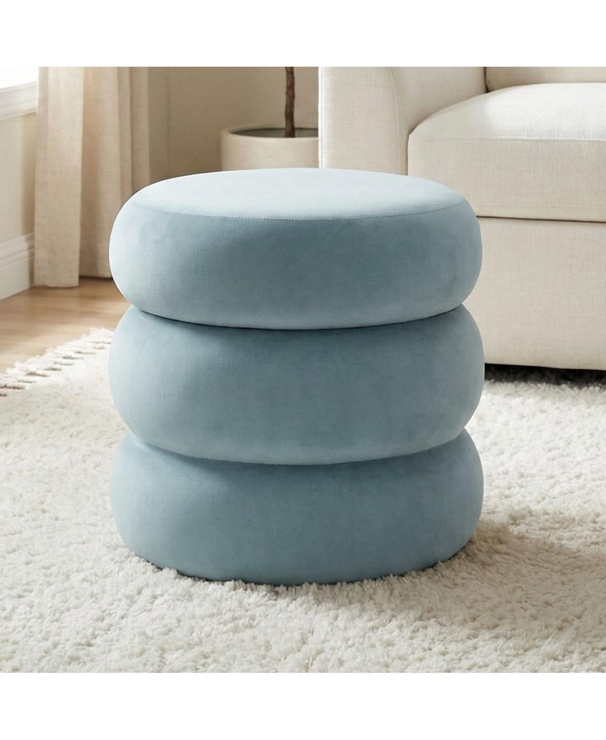 Click here for Maison Boucle Velvet Ottoman With Storage  Round 3... prices