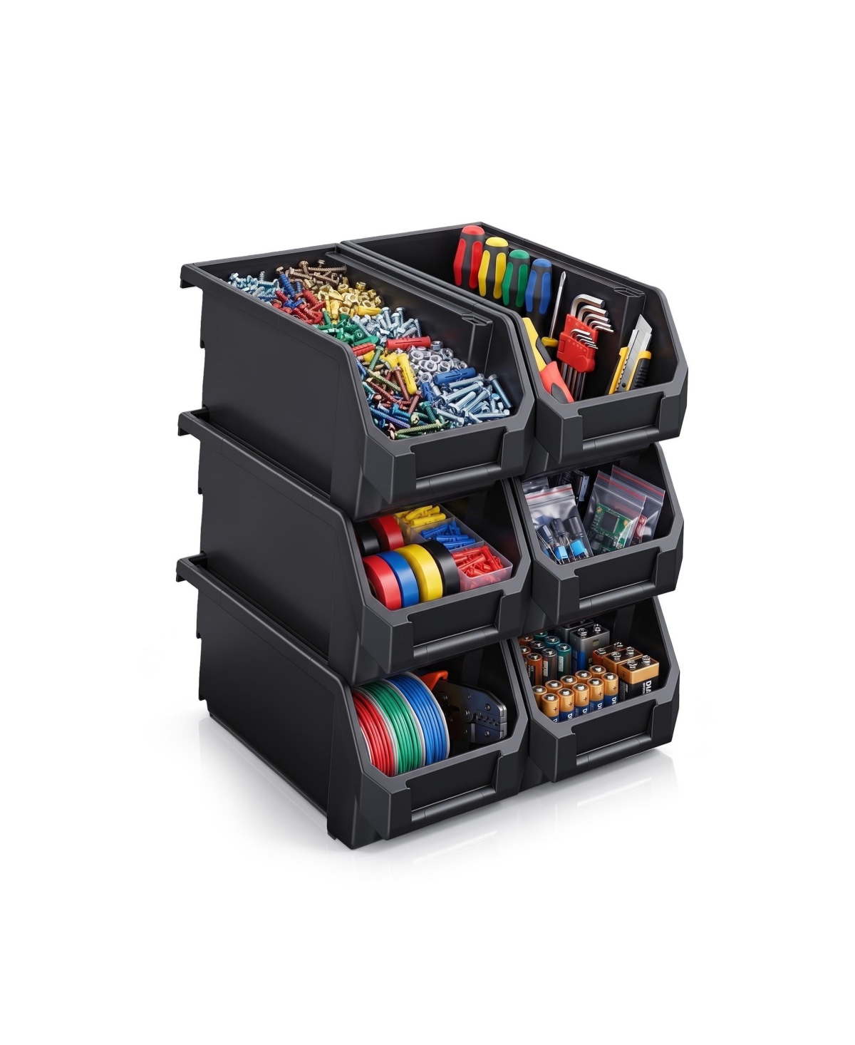 Click here for Sorbus Large Open Front Stackable Garage Storage B... prices
