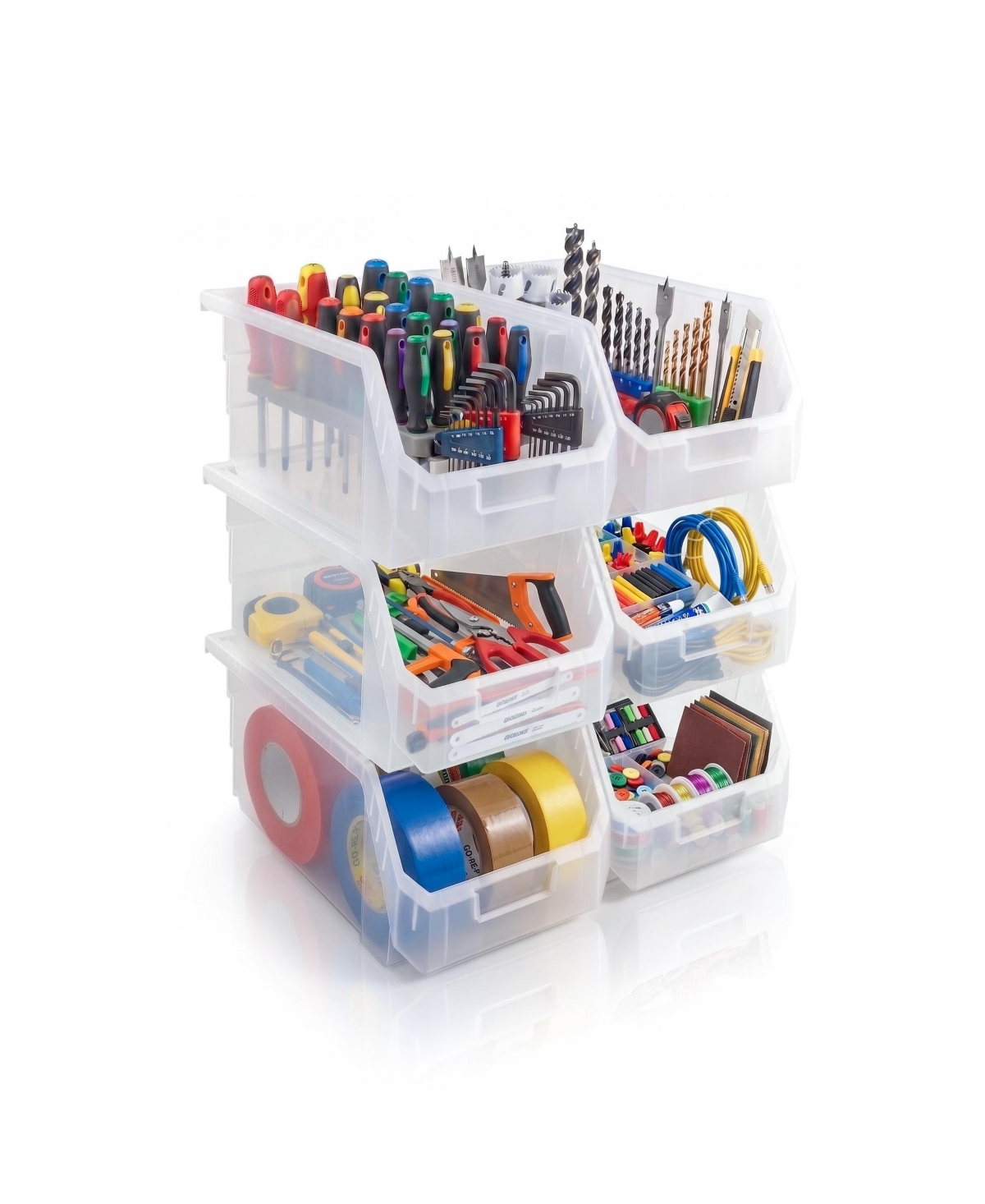 Click here for Sorbus Large Open Front Stackable Garage Storage B... prices