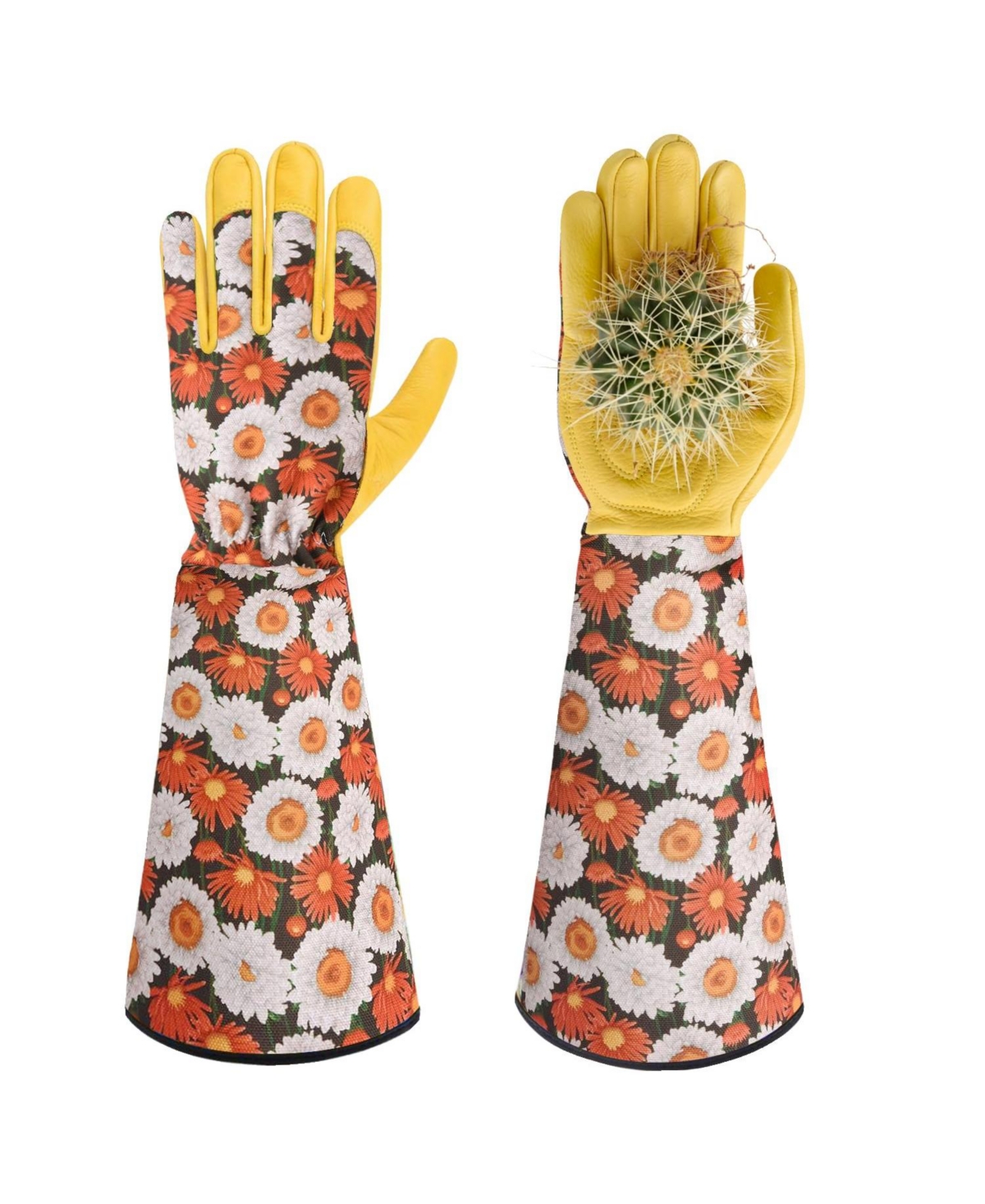 Click here for Xdovet Long Cowleather Garden Gloves Women Thorn P... prices