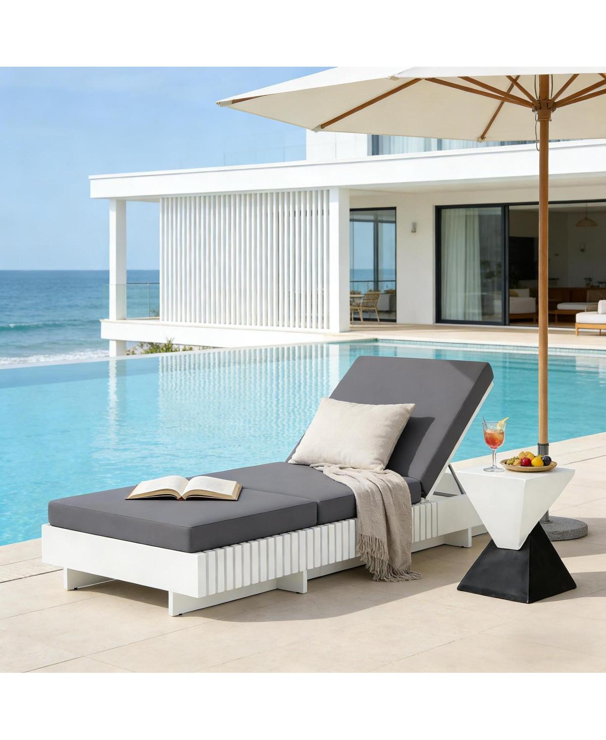 Click here for Asagikoiai 6 Position Acacia Solid Wood Outdoor Ch... prices