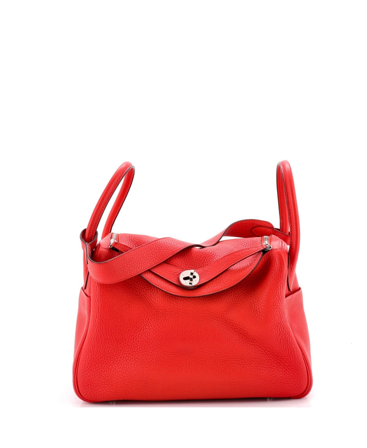 Click here for Pre-Owned HERMES 30 Lindy Bag Clemence - Red prices