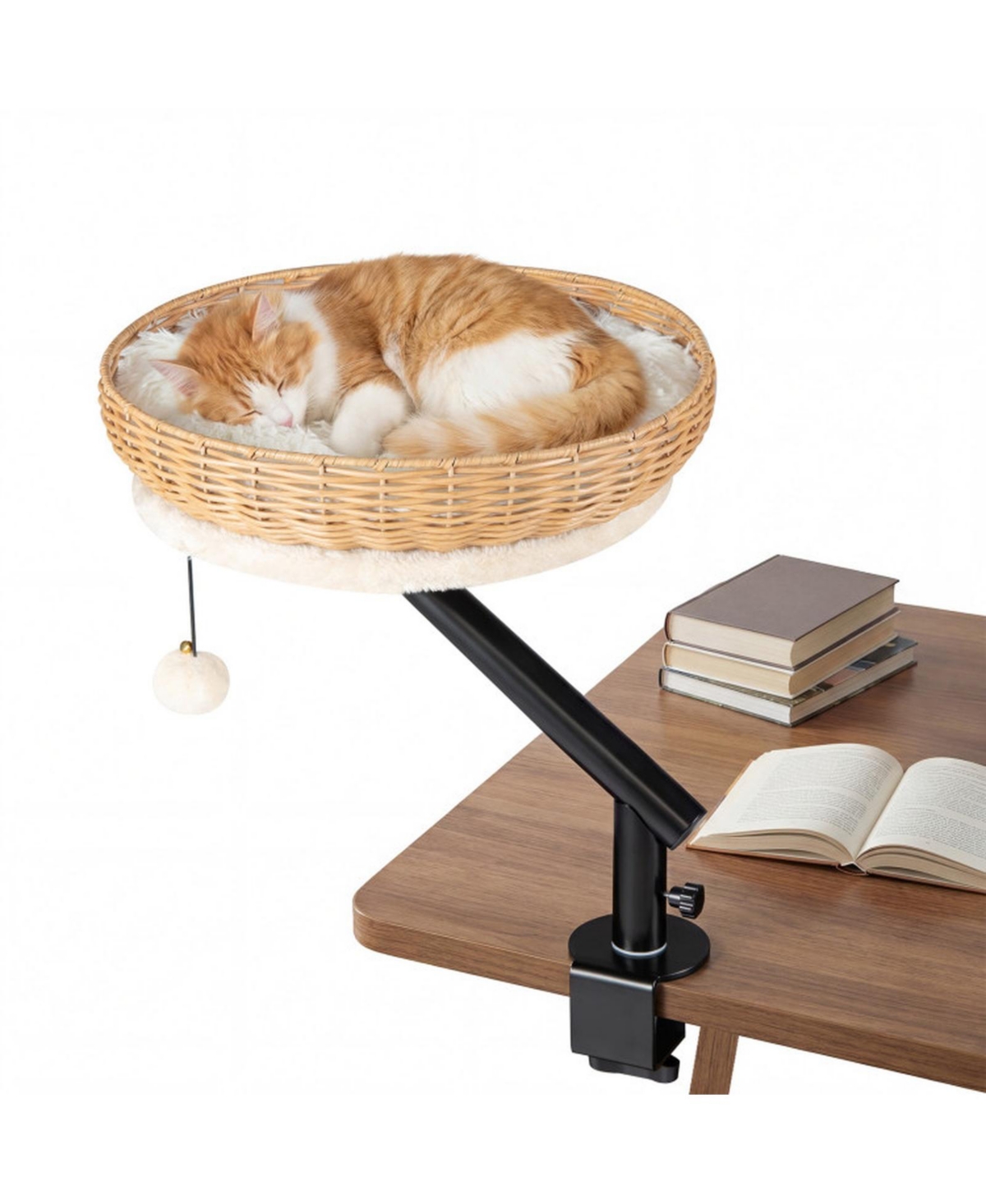 Click here for Hongge Clamp-On Cat Desk Bed with 360-Degree Rotat... prices