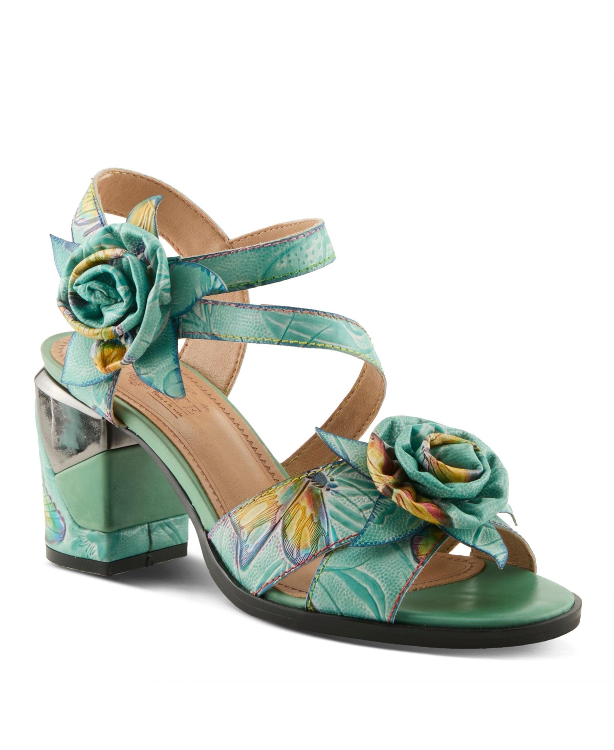 Click here for LArtiste Womens Spring Step Flowerpower Strappy Sa... prices