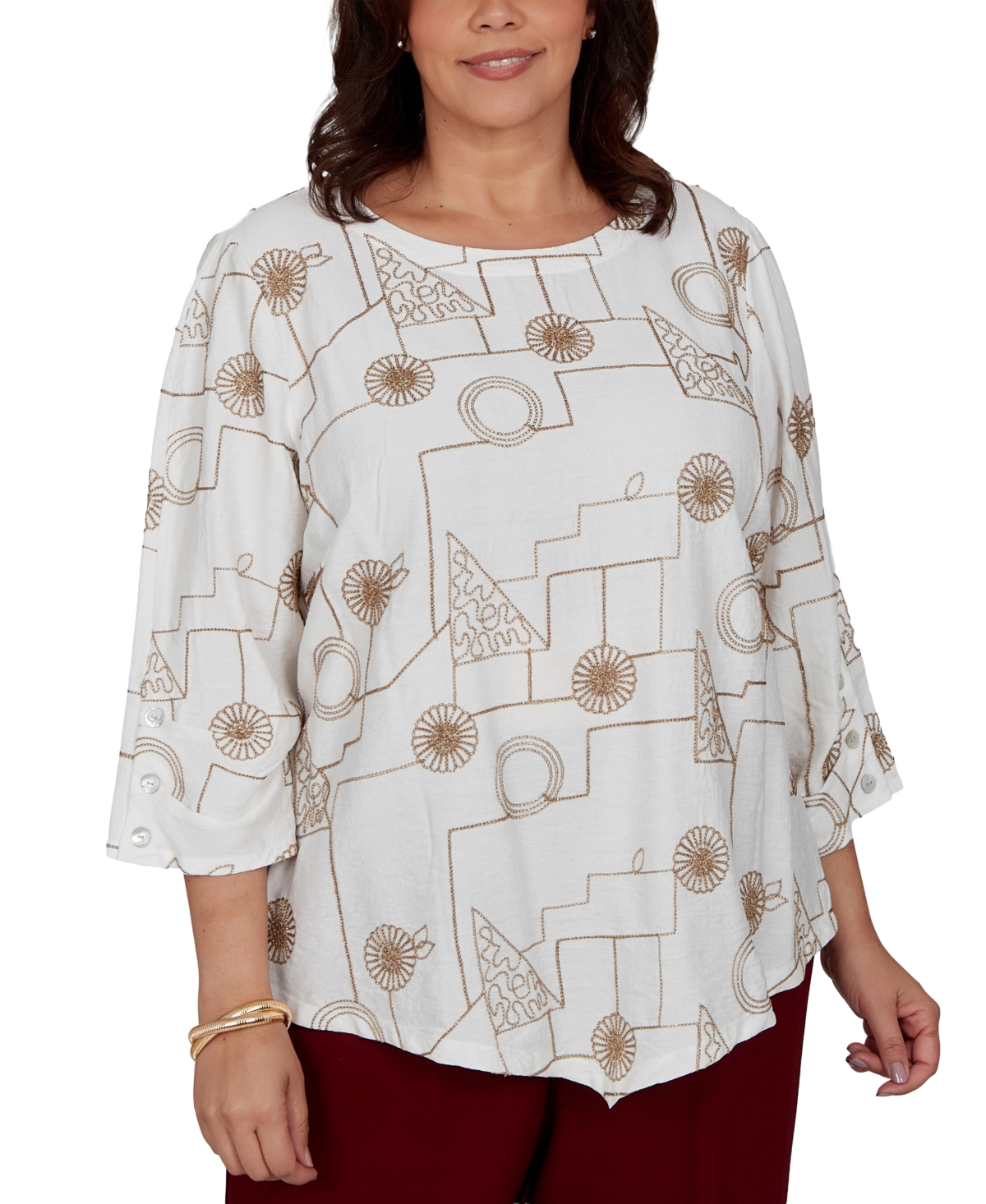 Click here for Alfred Dunner Plus Size Union Square Sparkle Souta... prices