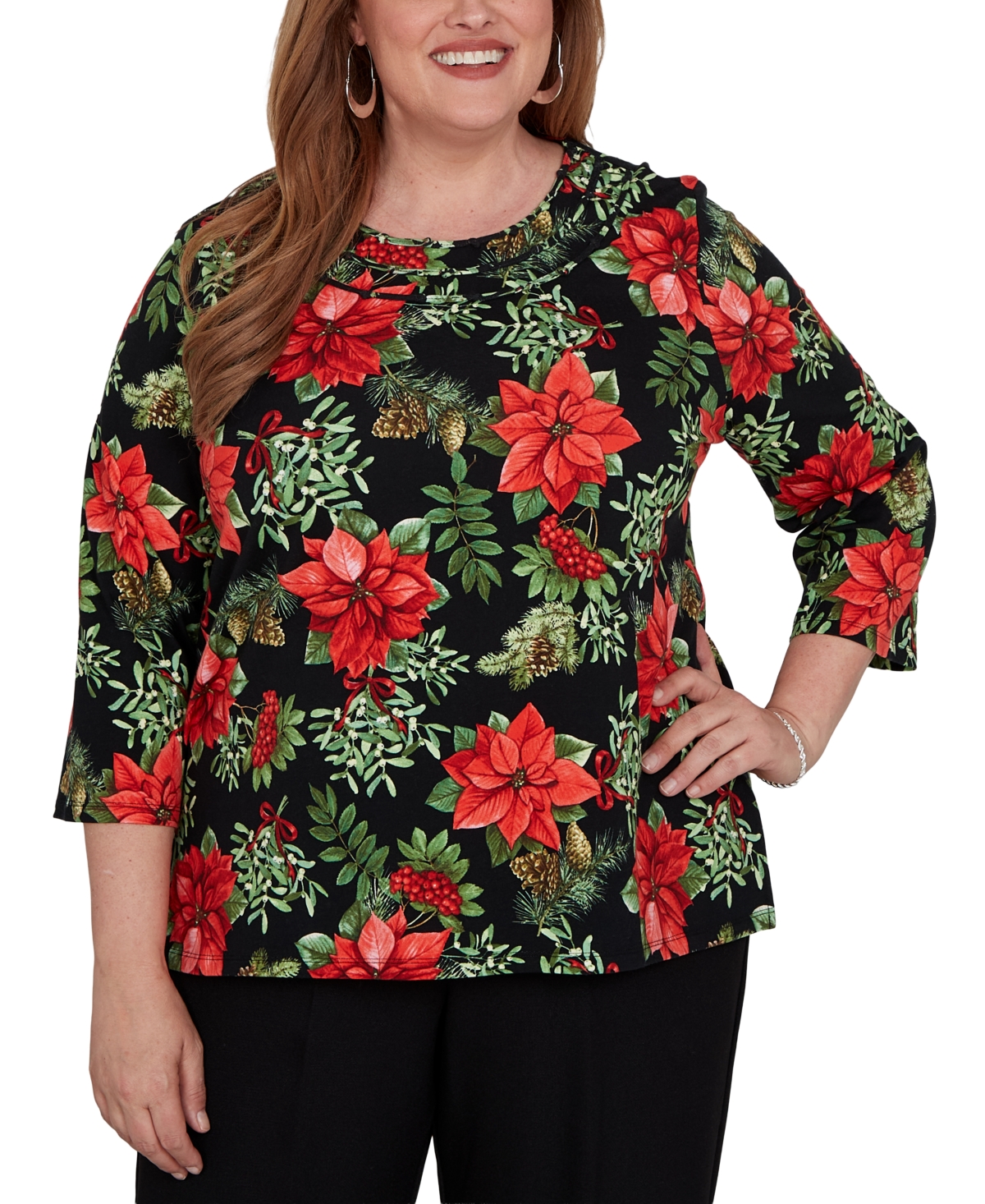 Click here for Alfred Dunner Plus Size Classic Cardinals On Branc... prices