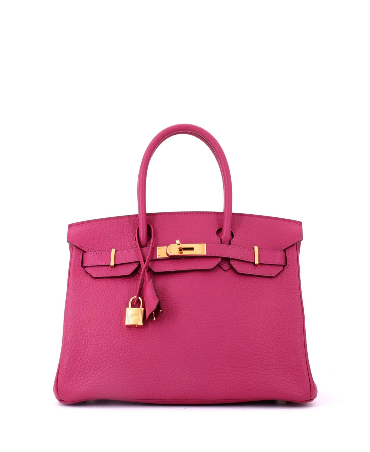 Click here for Pre-Owned HERMES Birkin 30 Handbag Pink Fjord with... prices