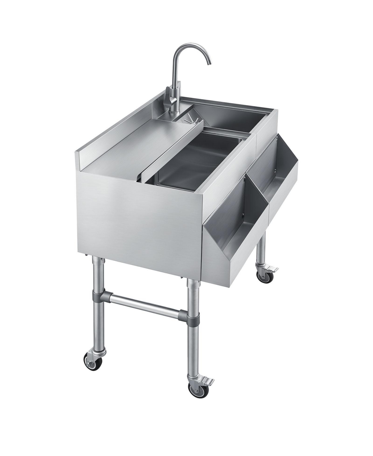 Click here for Sevorley Commercial Ice Bin with Sink and Faucet... prices