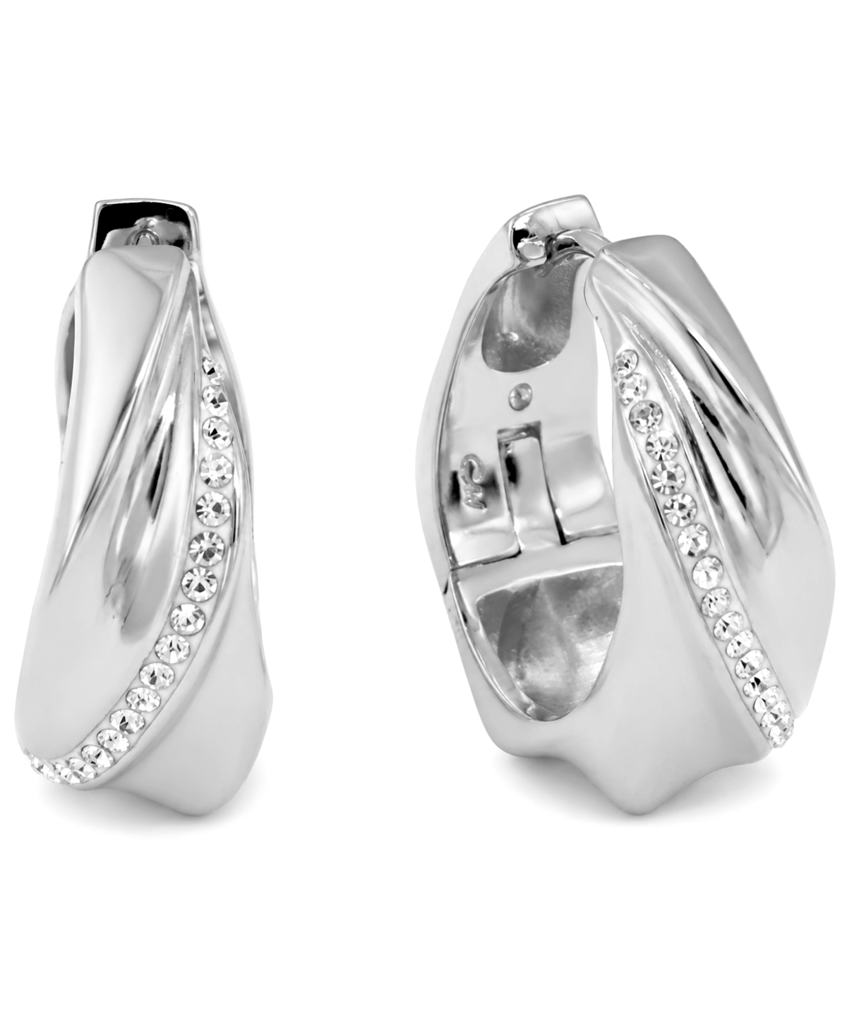 Click here for And Now This Crystal Twist 18k Silver Plated Brass... prices