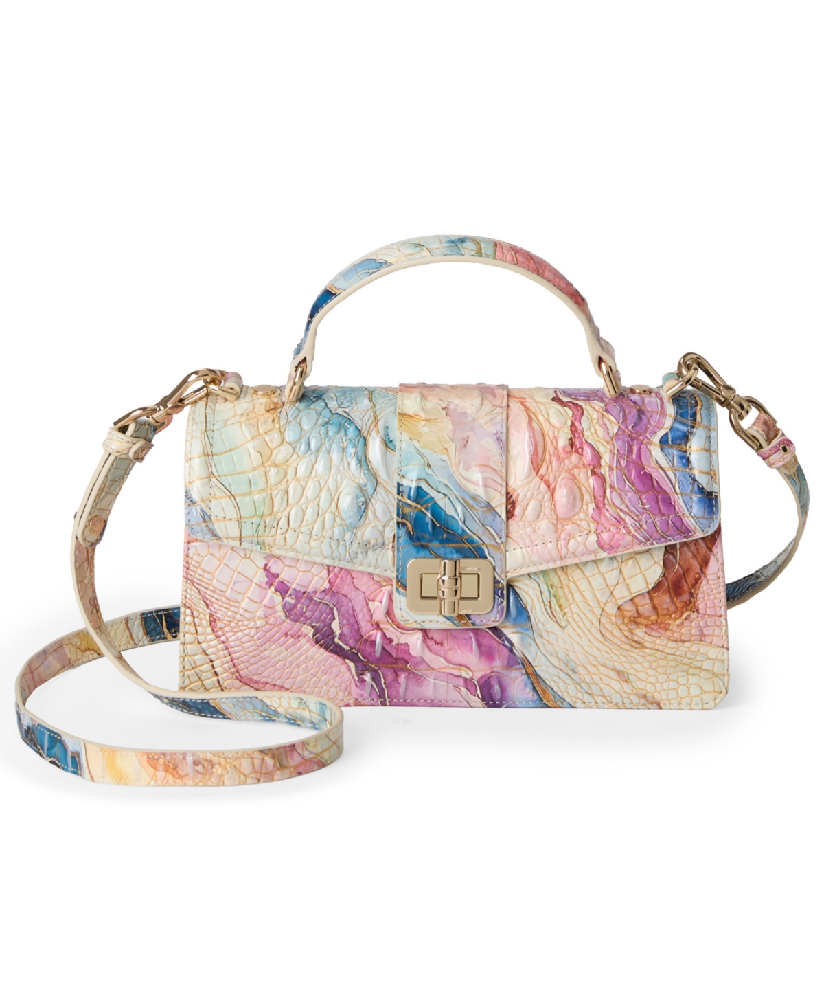 Click here for Brahmin Genie Melbourne Leather Small Crossbody Ha... prices