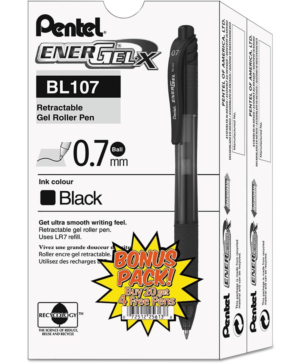 Click here for Pentel EnerGel-x Retractable Liquid Gel Pen  (0.7m... prices