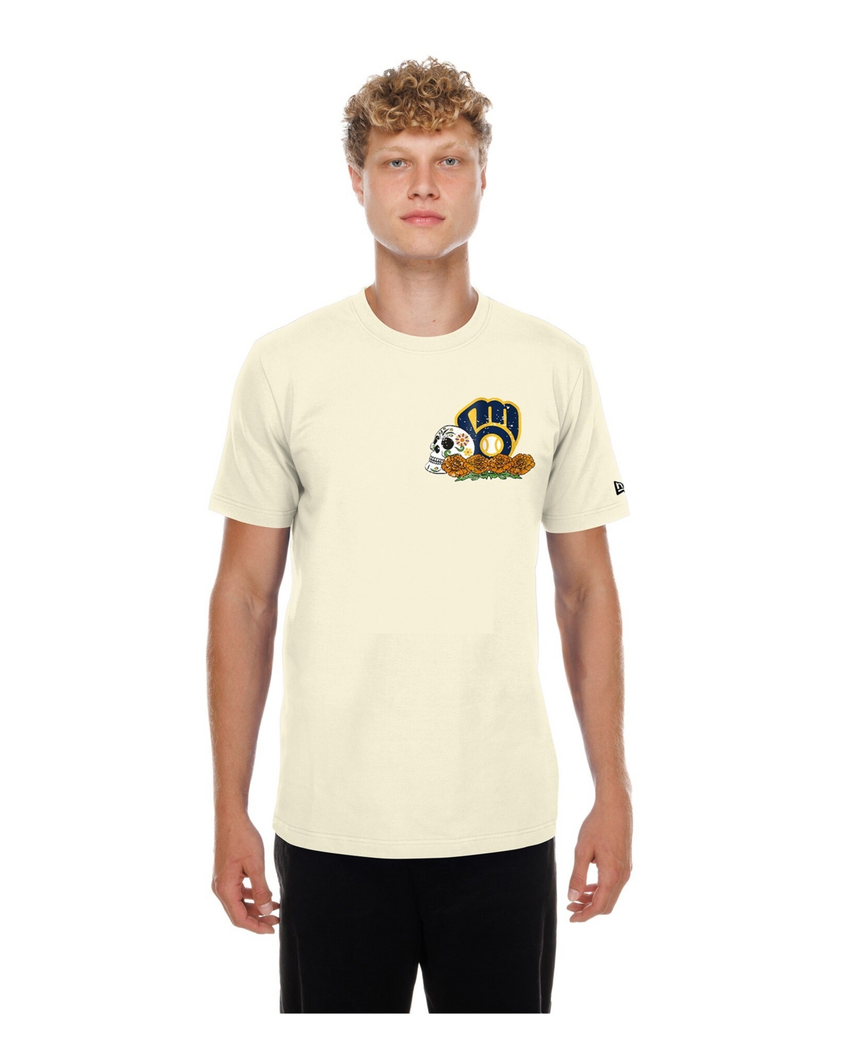 Click here for New Era Mens Natural Milwaukee Brewers Dia de los... prices