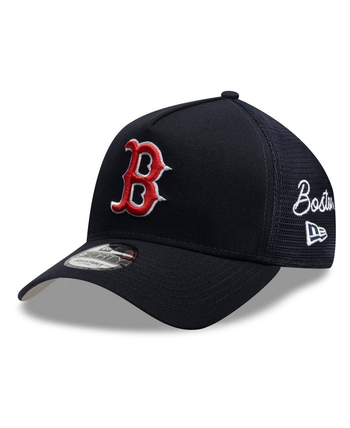 Click here for New Era Mens Navy Boston Red Sox Side Script 9FORT... prices