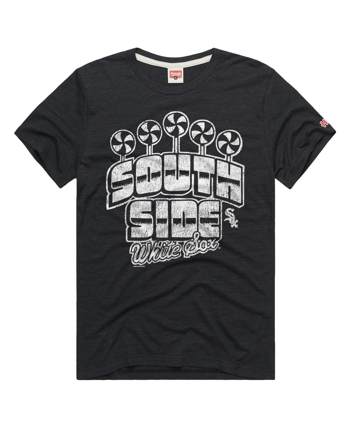 Click here for Homage Mens Charcoal Chicago White Sox Tri-Blend H... prices