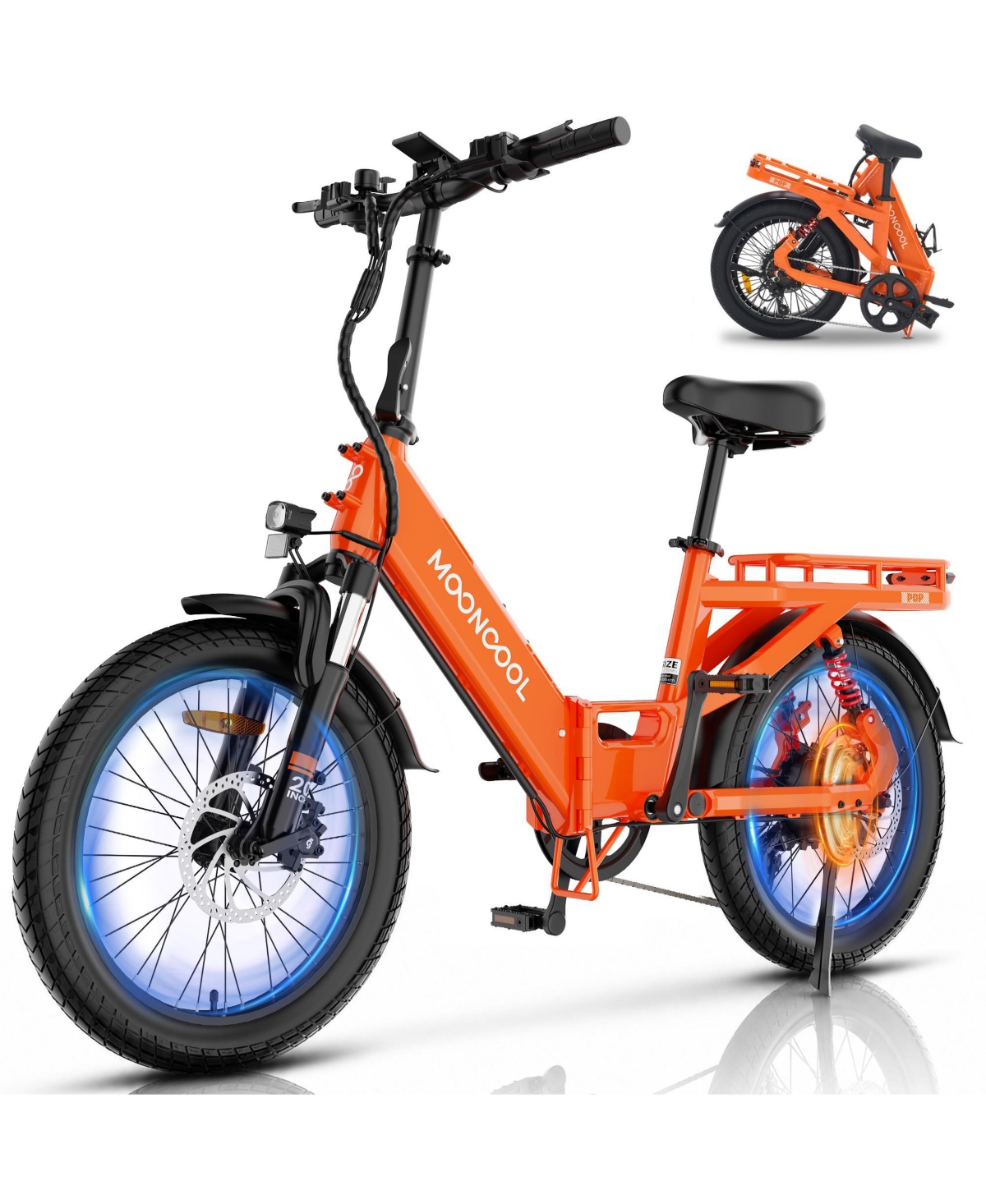 Click here for Mooncool Pop Folding Electric Bike for Adult 7-Spe... prices