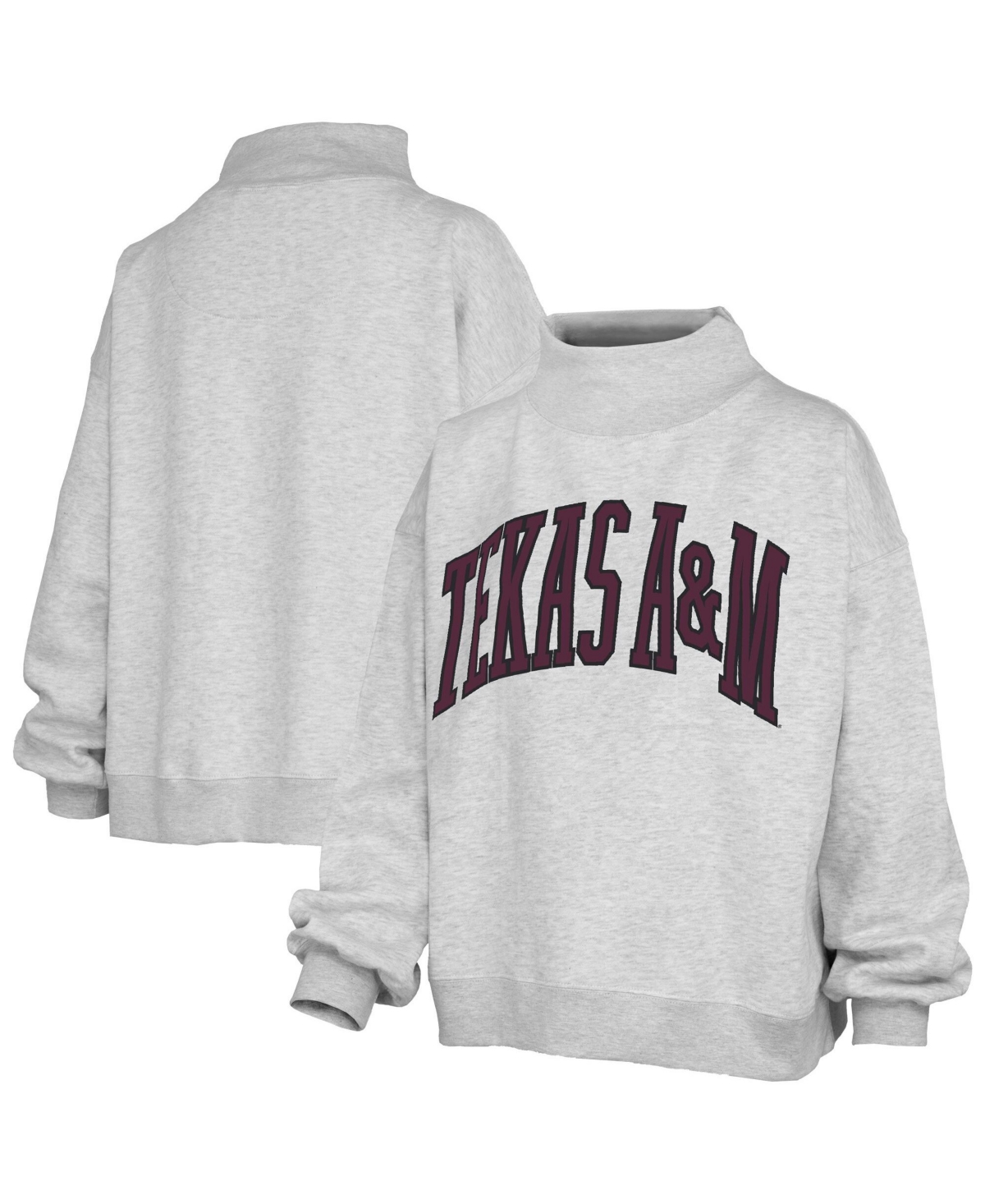 Click here for Pressbox Womens Ash Texas A M Aggies Oversized Nel... prices