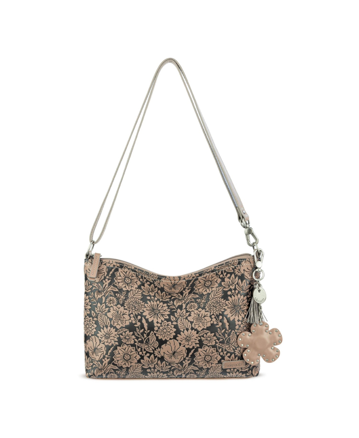 Click here for Sakroots Womens Lumi Crossbody Handbags - Mushroom... prices