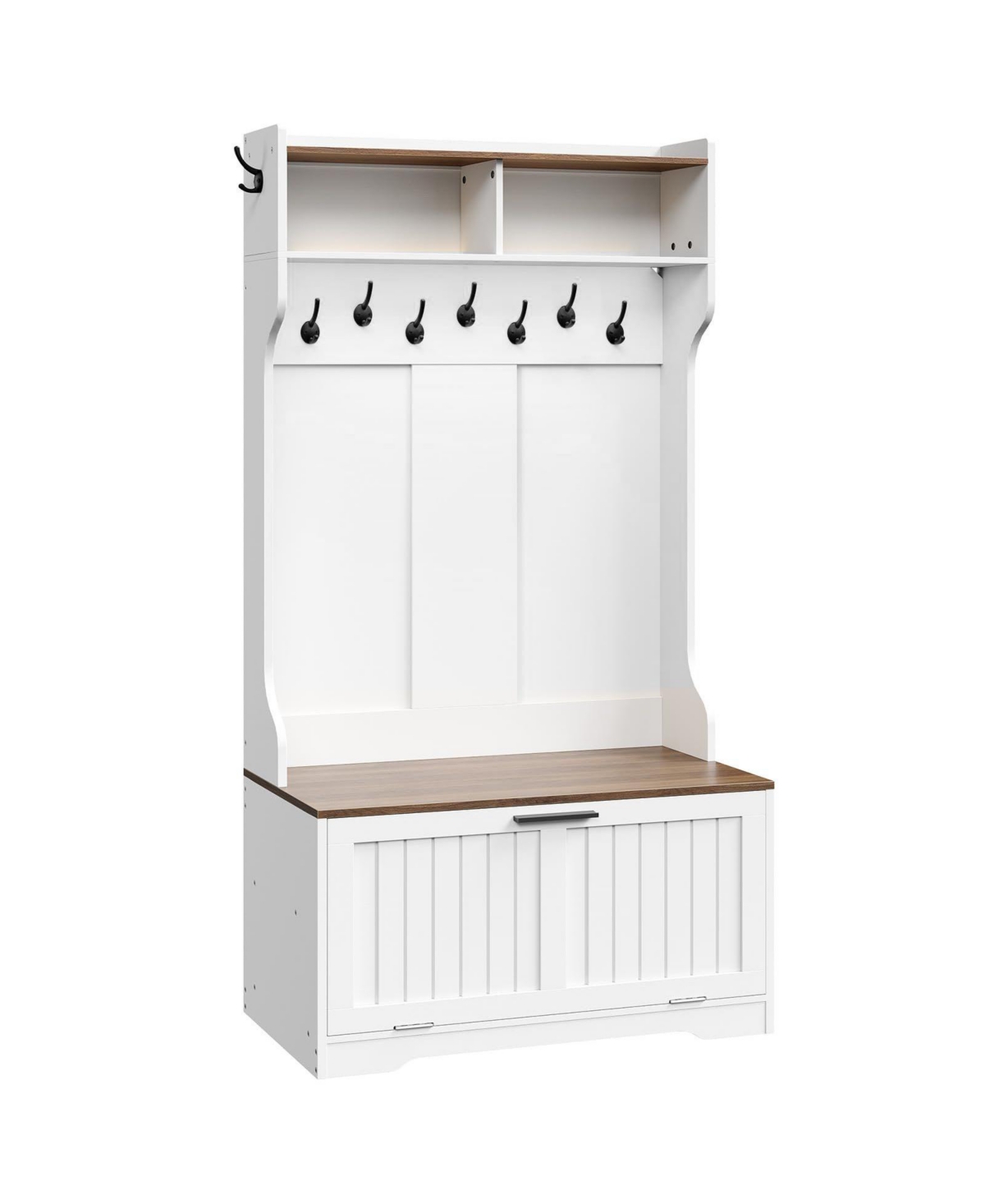 Click here for Slickblue Entryway Hall Tree with Storage Bench  C... prices