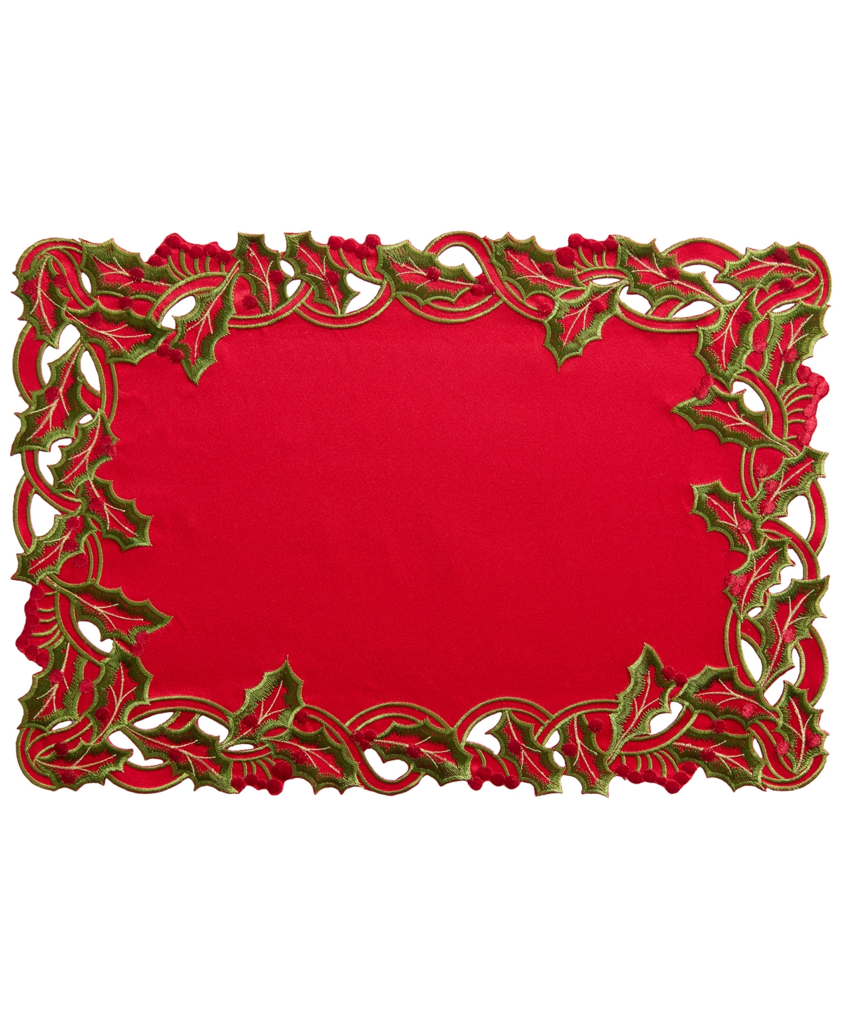 Click here for Lenox Holiday Holly Embroidered Winter Berry Borde... prices