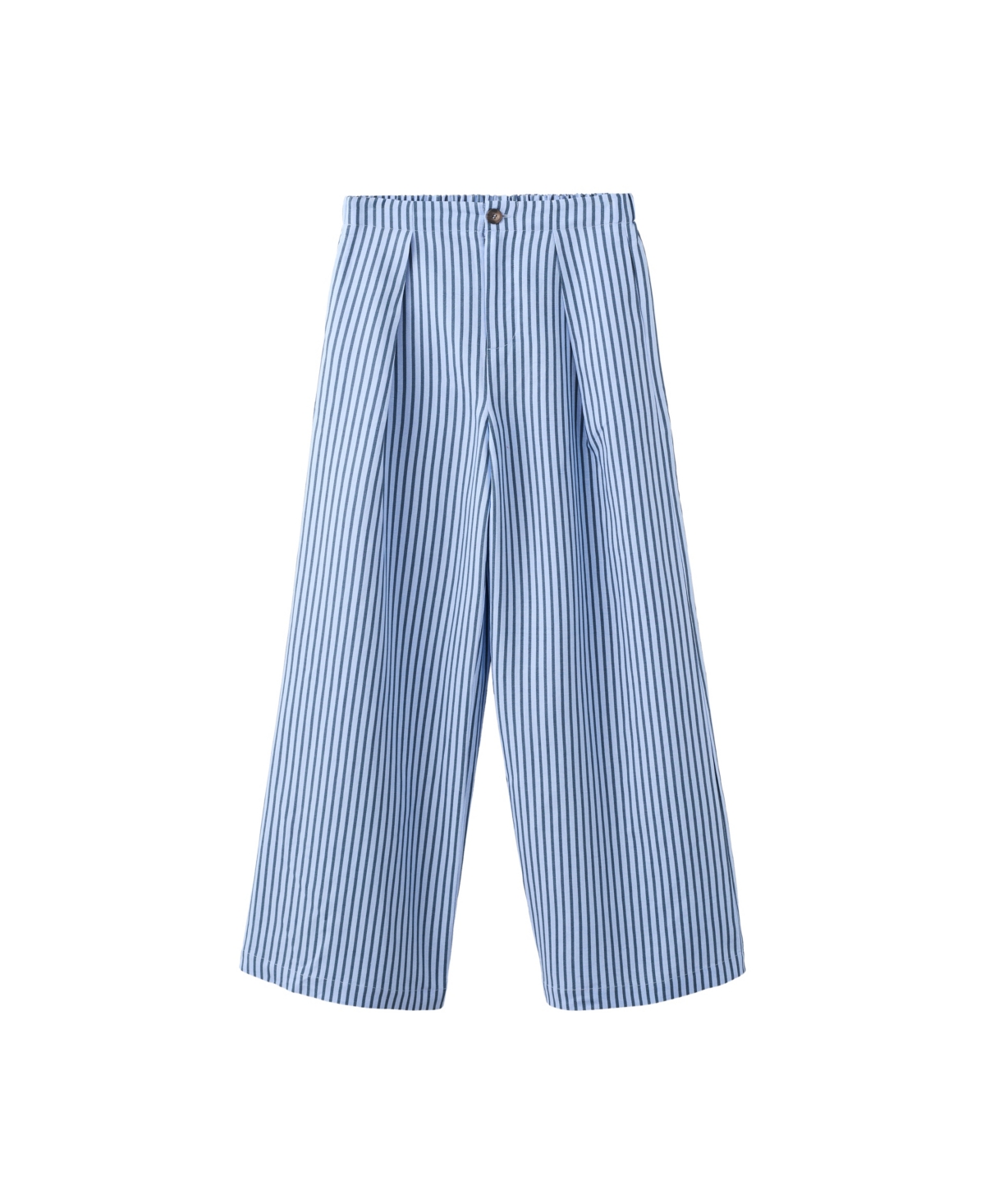 Click here for Mango Womens Striped Flowy Wide-Leg Pleated Pants... prices