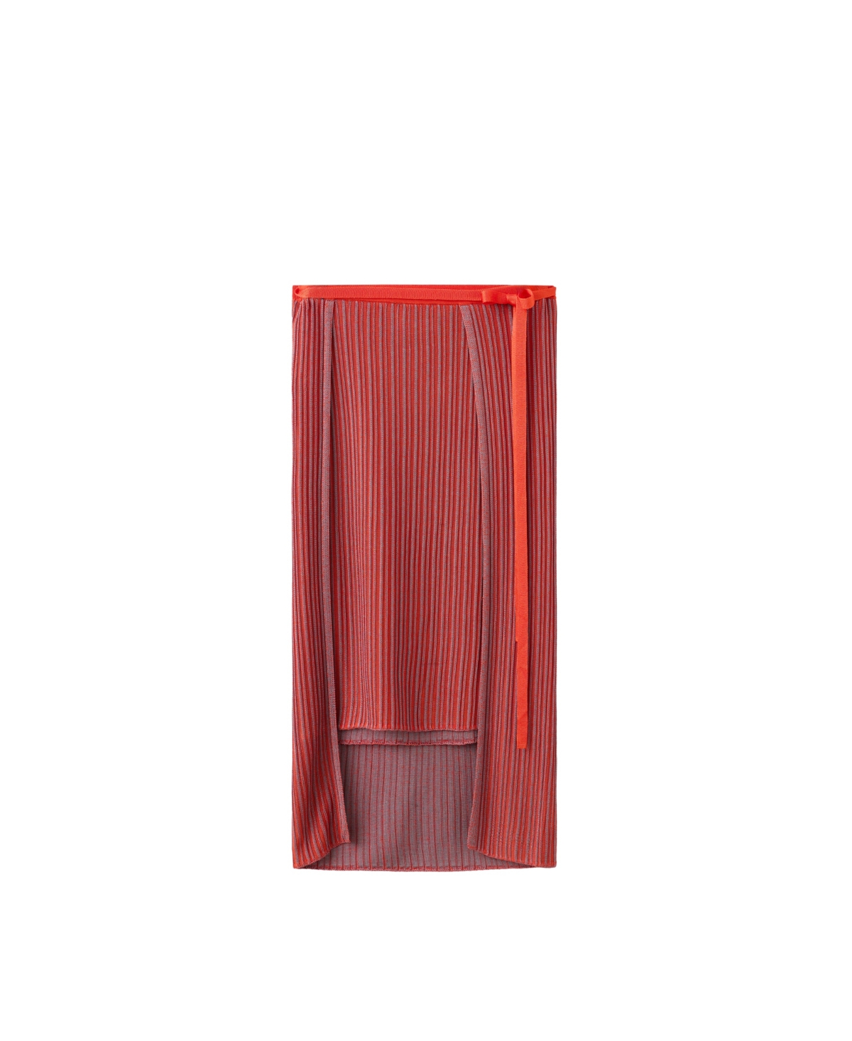 Click here for Mango Womens Ribbed Midi Asymmetrical Skirt - Red prices