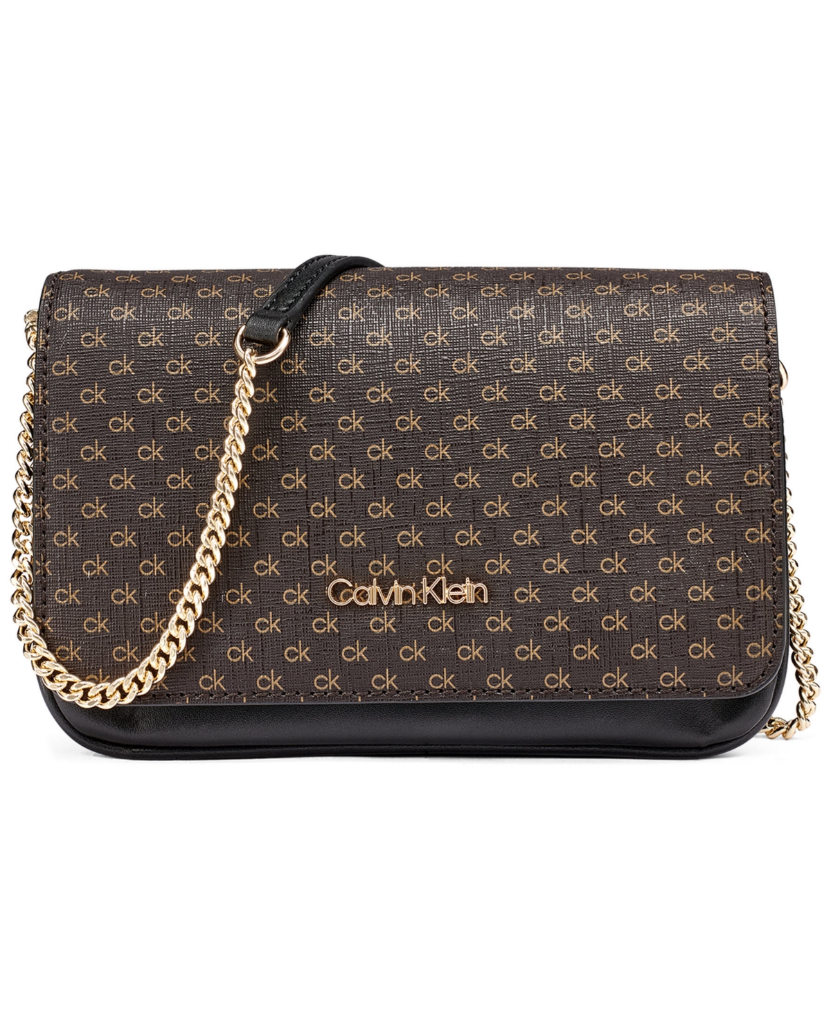 Click here for Calvin Klein Magnetic Snap Emma Mini Crossbody Sat... prices