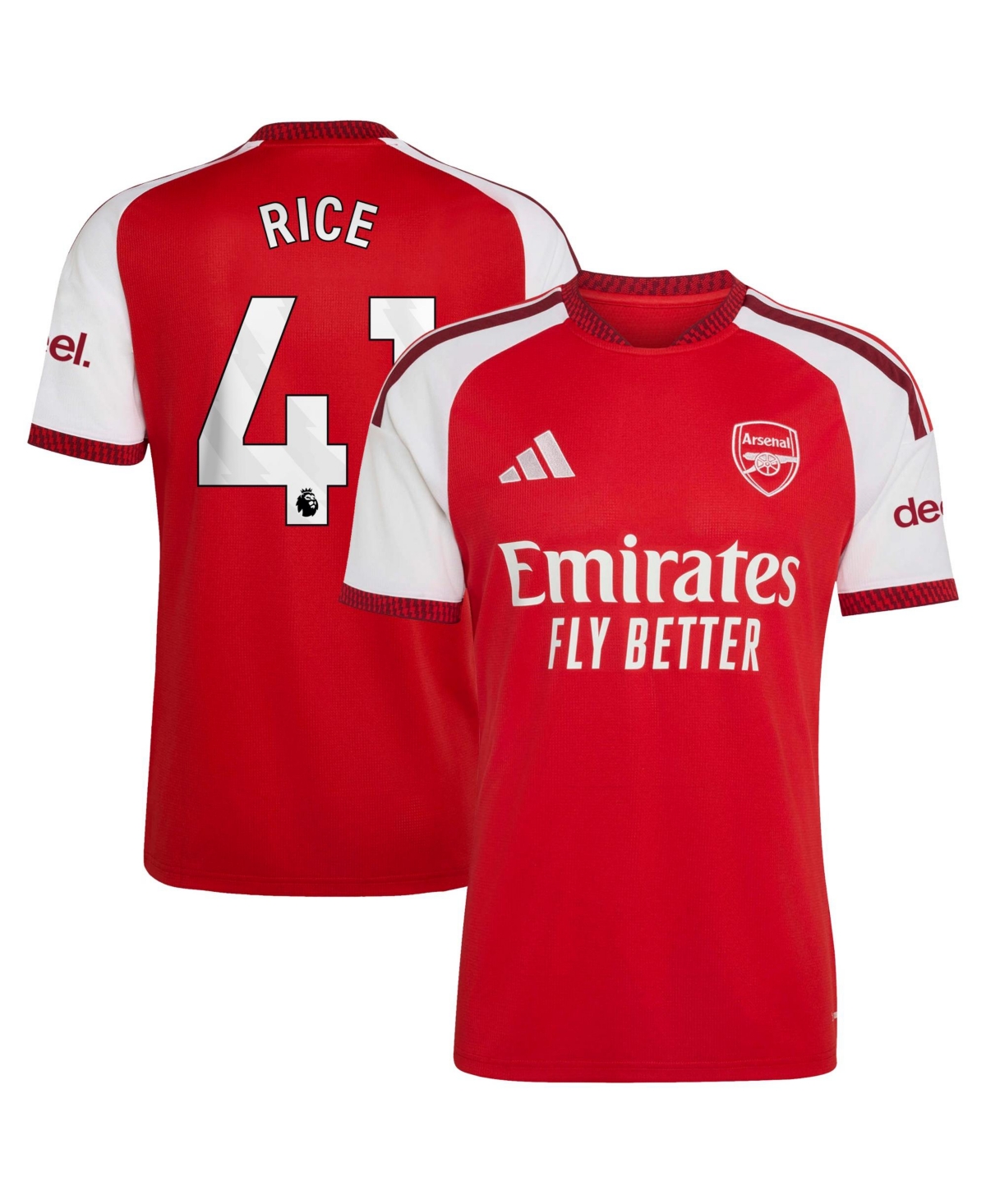 Click here for Adidas Mens Declan Rice Red Arsenal 2026/27 Home R... prices