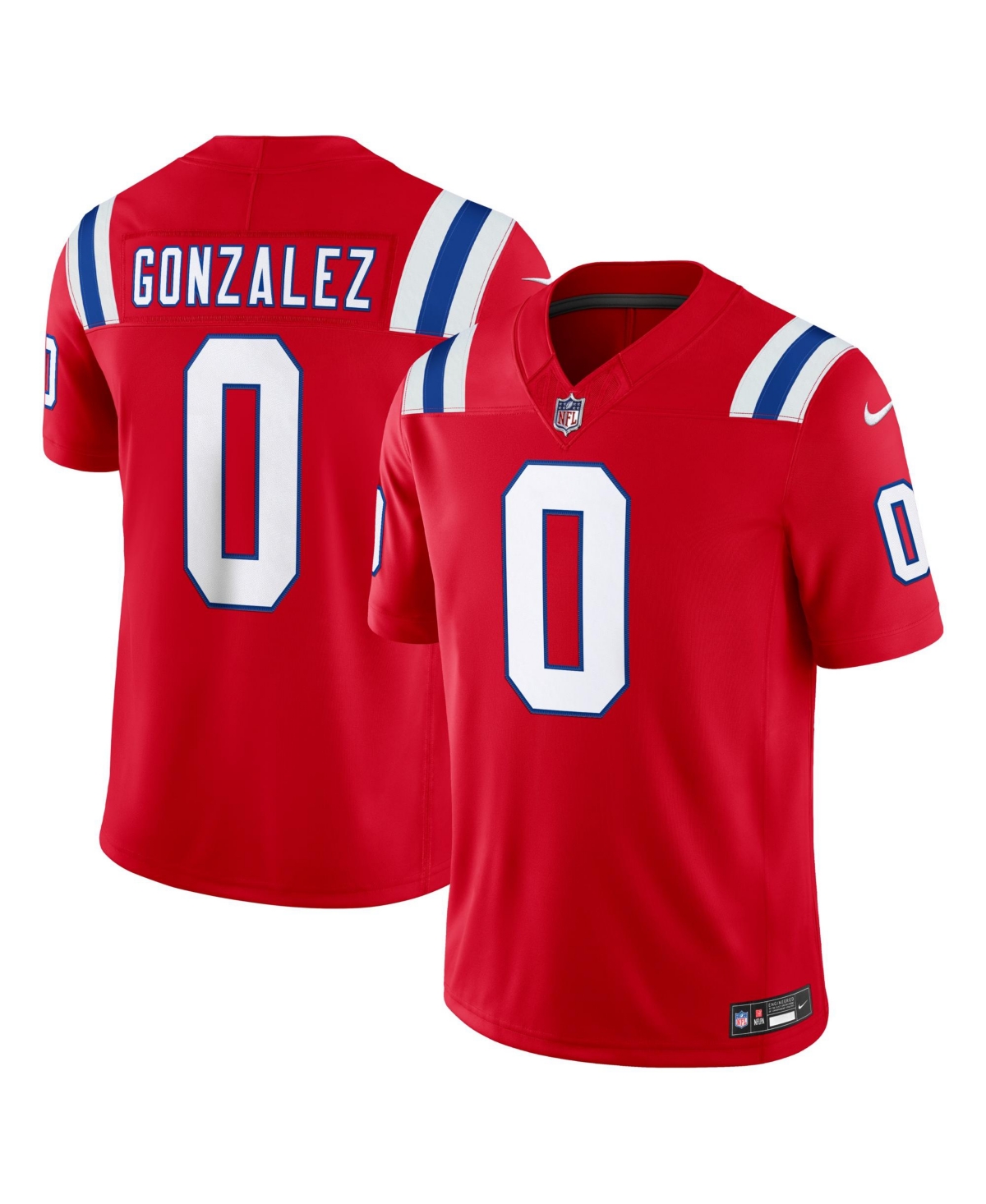Click here for Nike Mens Christian Gonzalez Red New England Patri... prices