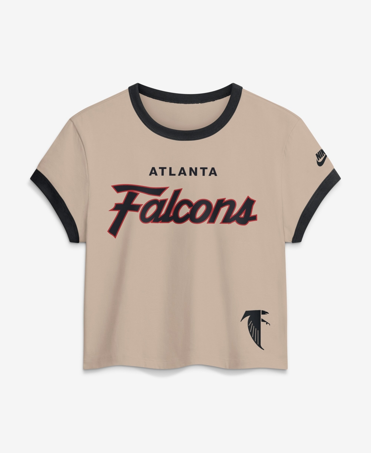 Click here for Nike Womens Atlanta Falcons Rewind Ringer Mod Crop... prices