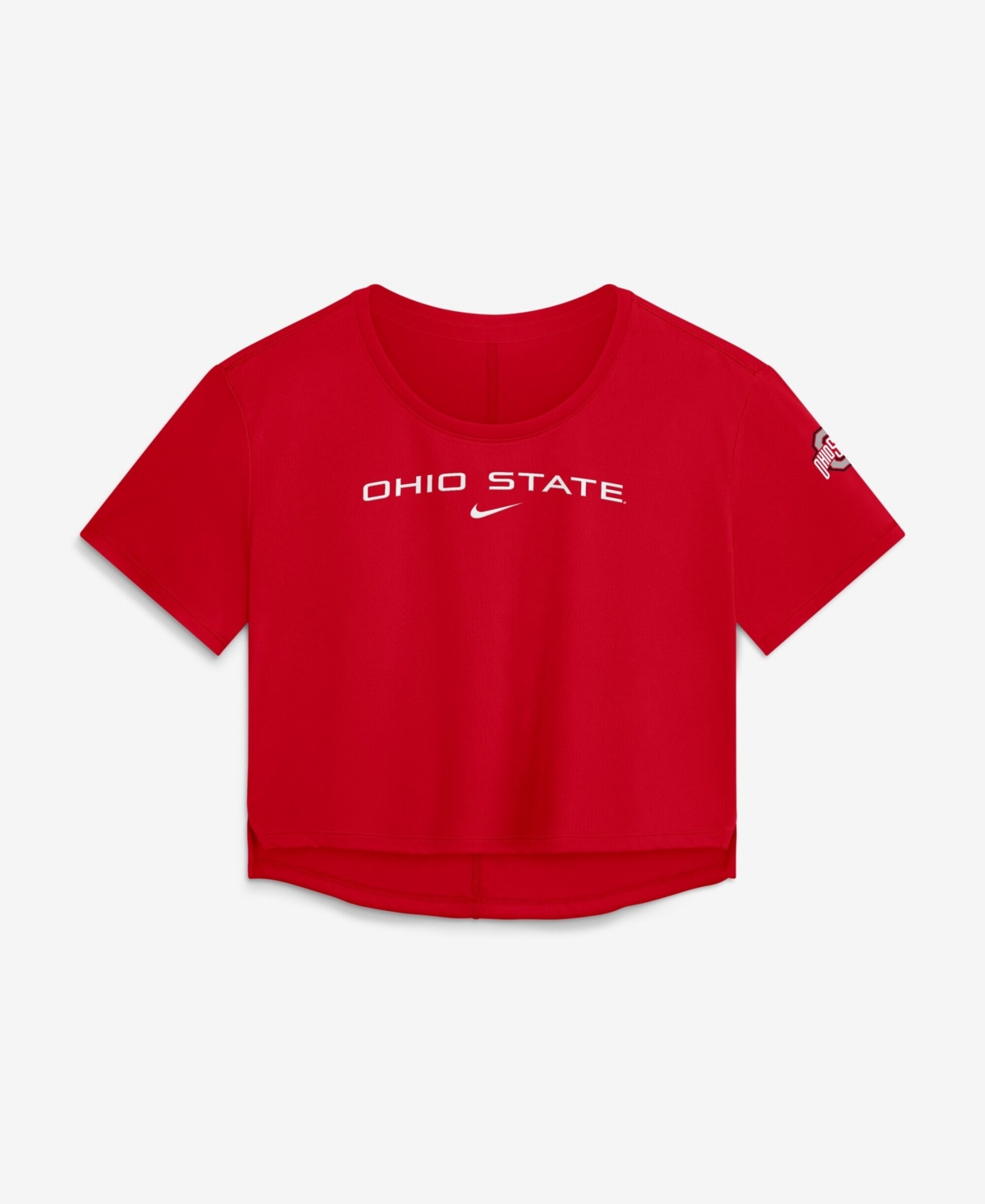 Click here for Nike Womens Ohio State Buckeyes Cropped Top - Scar... prices