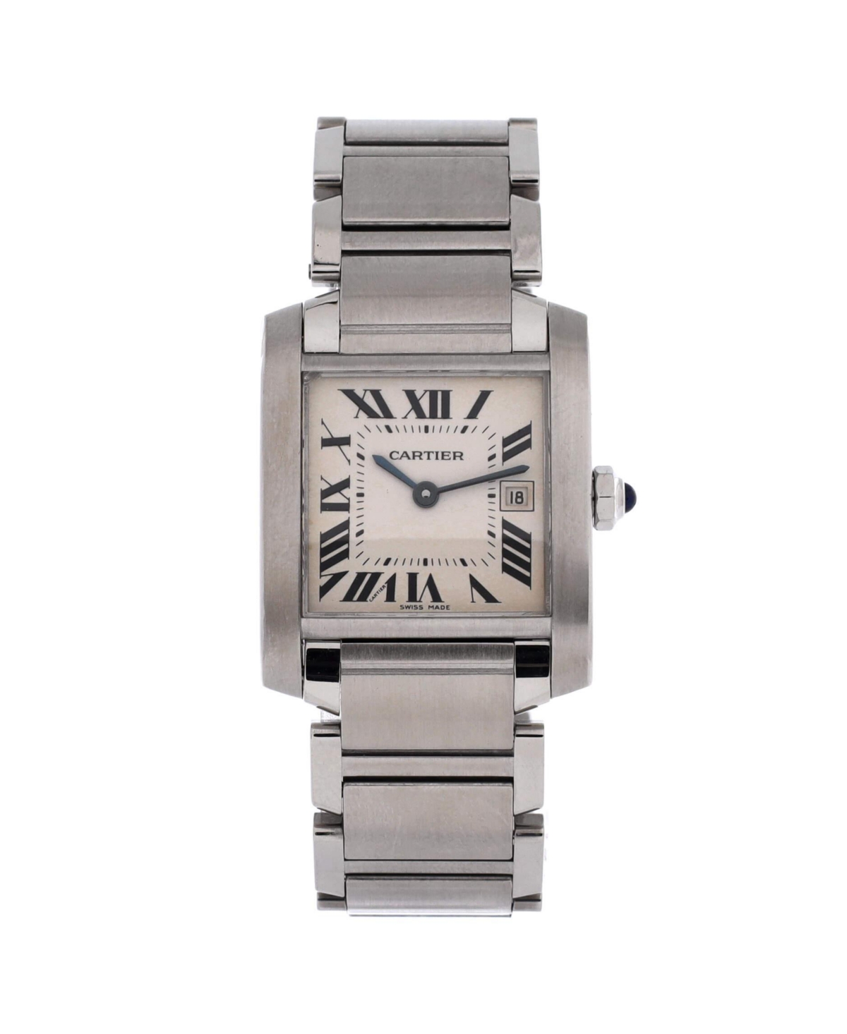 Click here for Pre-Owned Cartier Tank Francaise Quartz Watch in S... prices