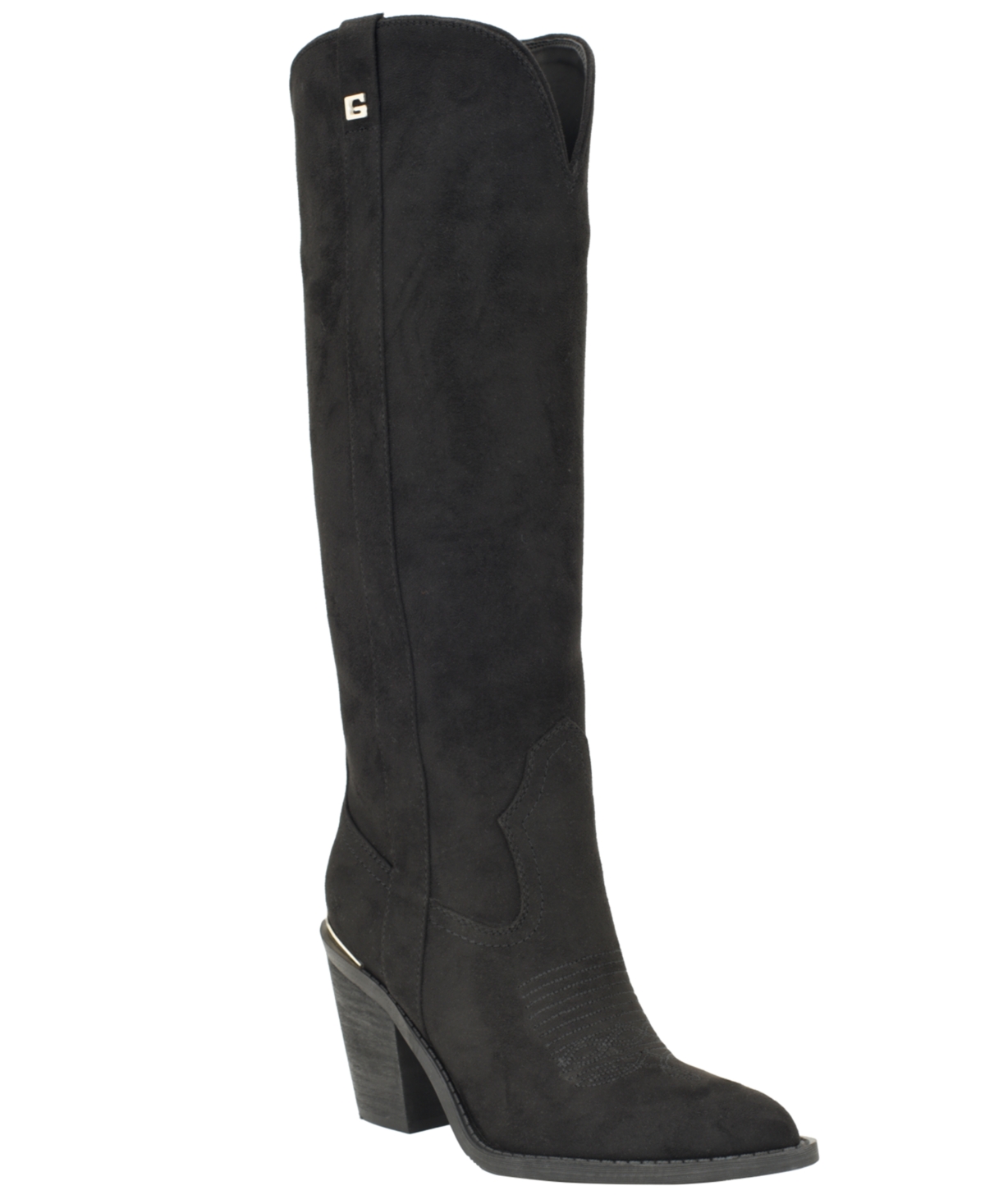 Click here for Guess Womens Sashon Wide-Calf Knee-High Topstitche... prices