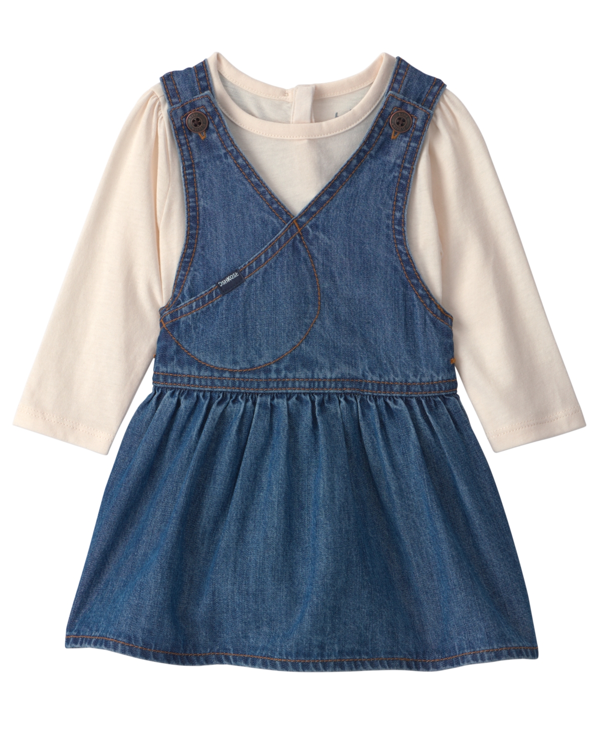 Click here for Osh Kosh Baby Girls Sleeveless Denim Jumper Skirt... prices