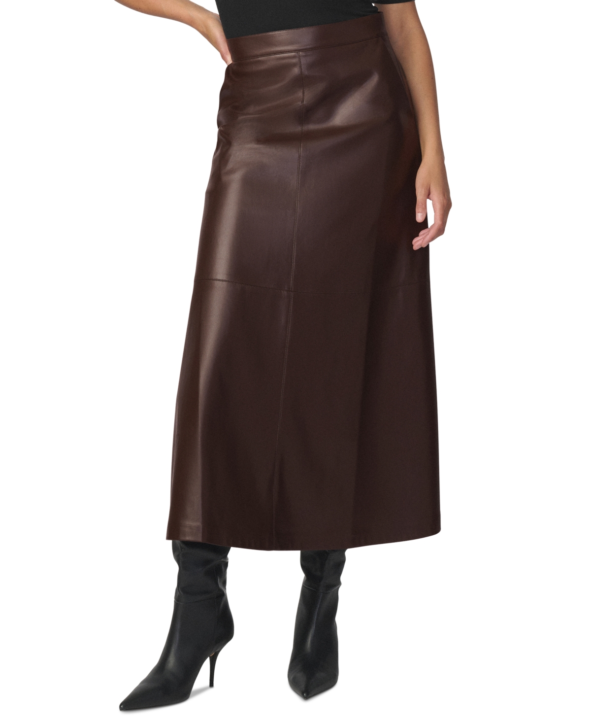 Click here for Joes Jeans Womens Tavi High-Waisted Faux-Leather M... prices
