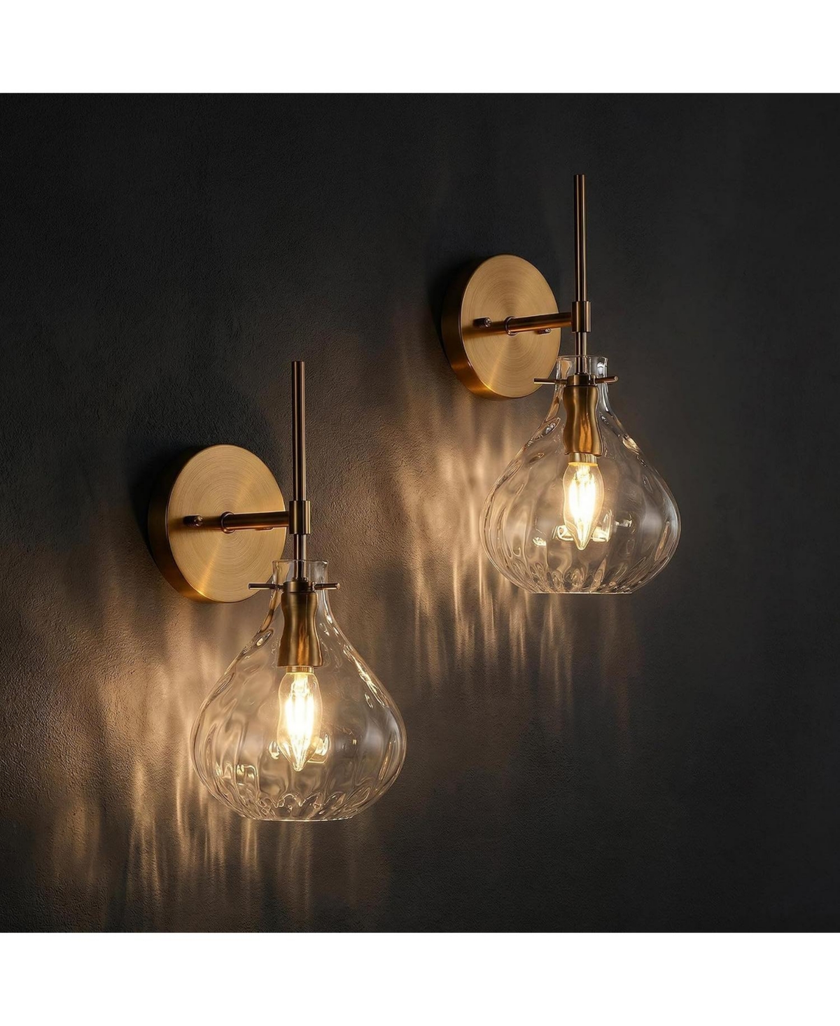 Click here for Tribesigns Wall Sconce Set of 2  Wall Lamp with Cl... prices