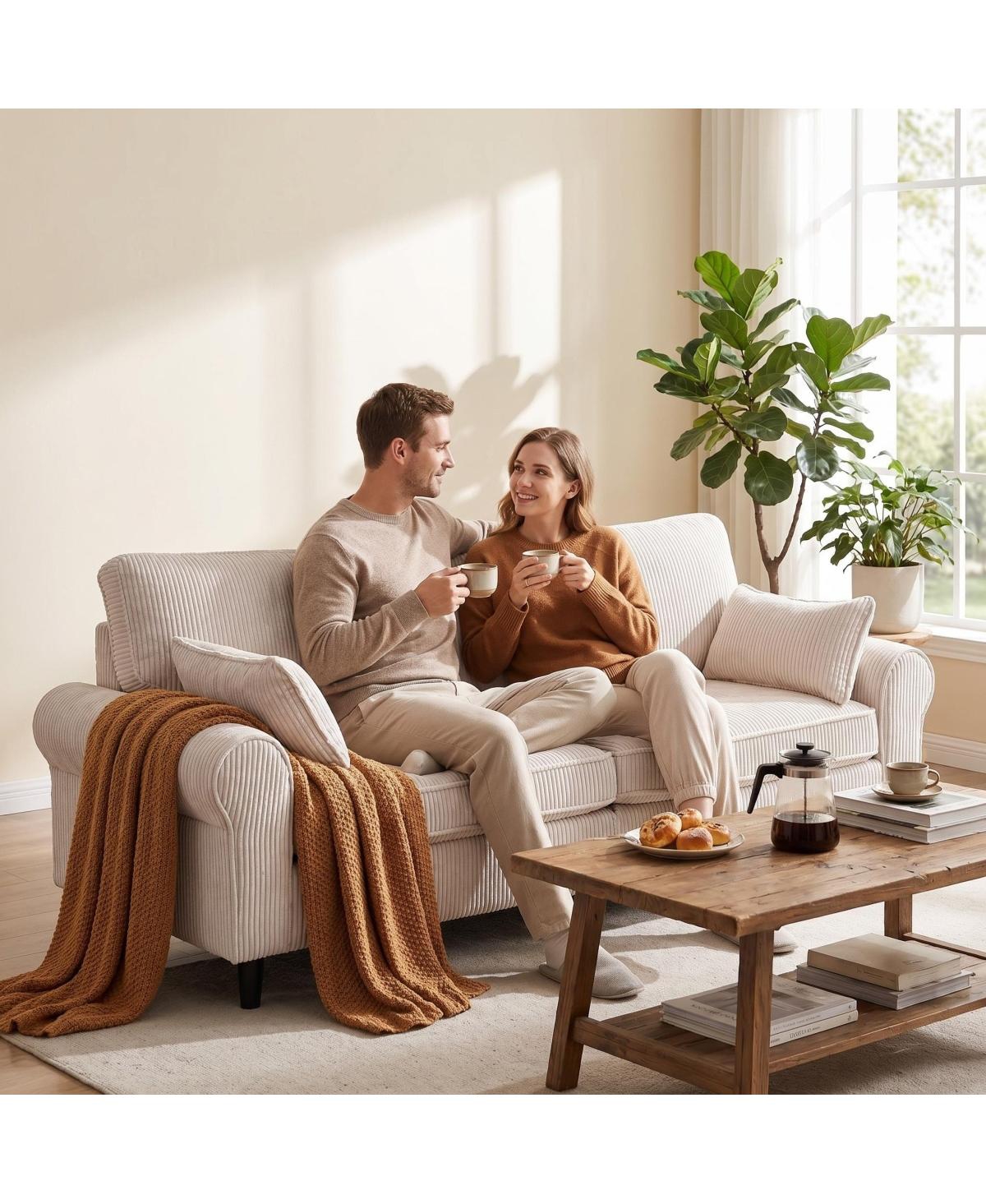 Click here for Streamdale Furniture 80.7 Corduroy 2-Seater Lovese... prices